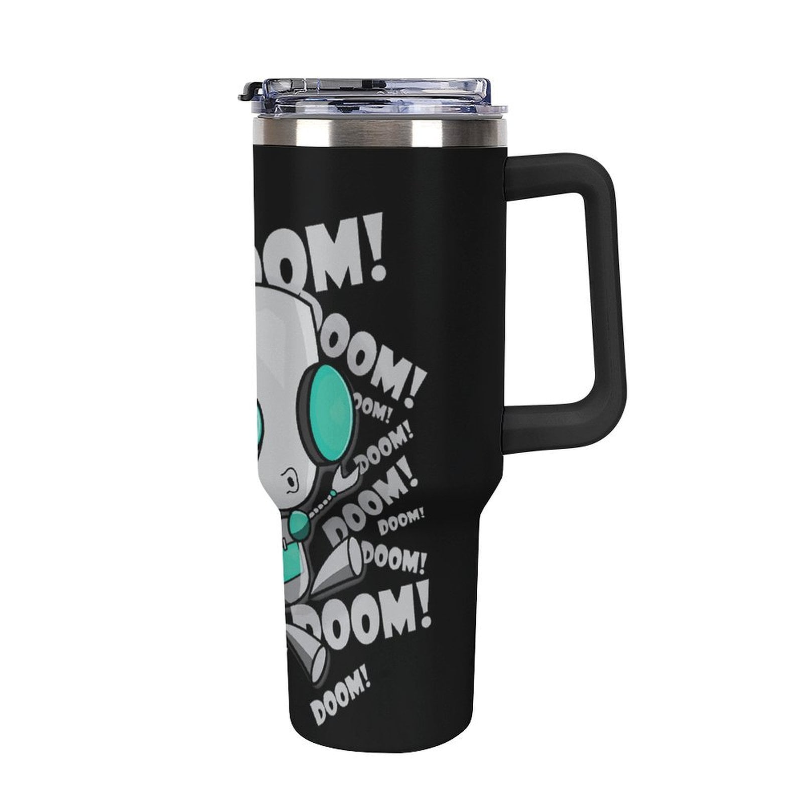 Invader Zim Gir 40oz Large Capacity Car Cup Tumbler with Handle And ...