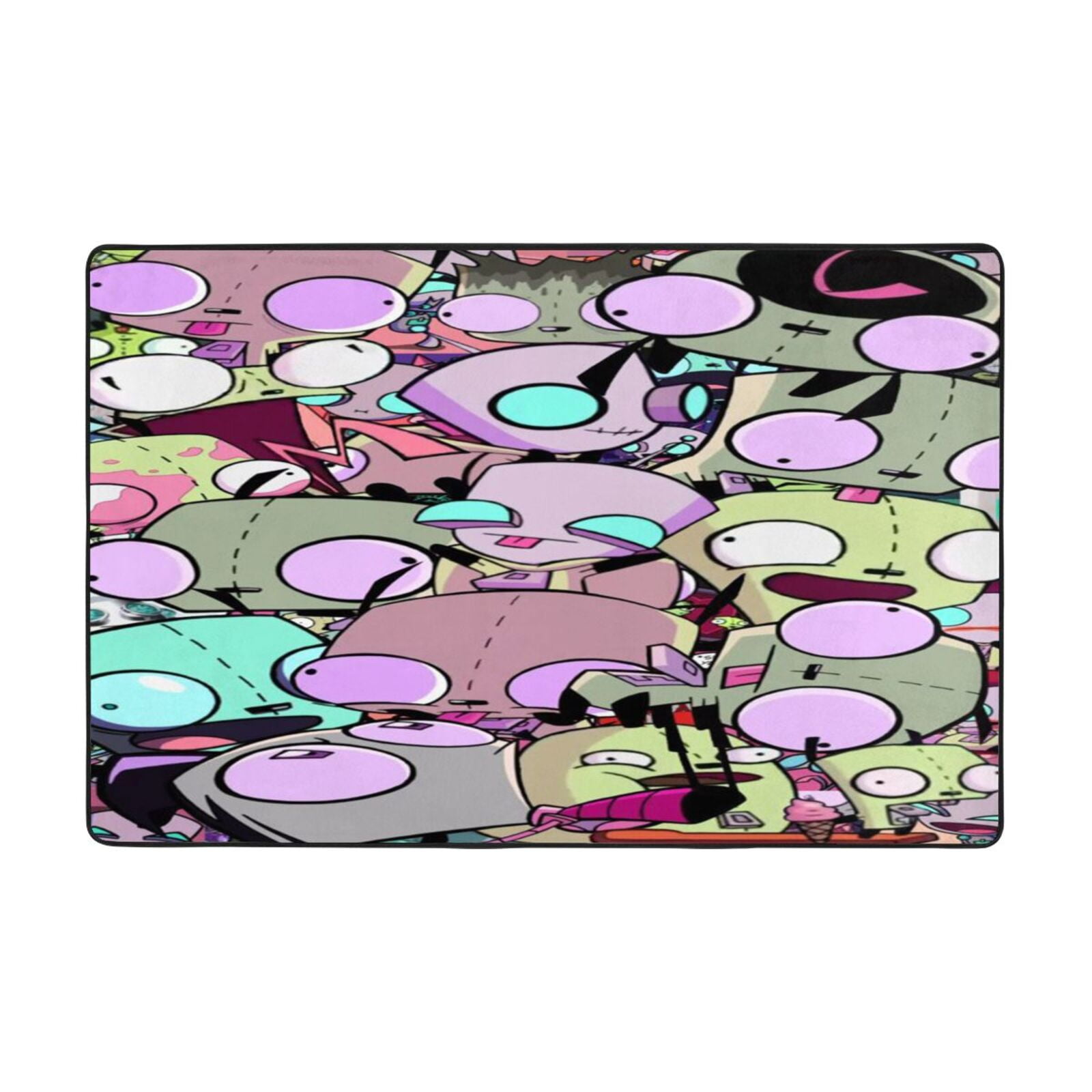Invader Zim Gir Area Rugs Kid Bedroom Soft Mat Carpet Non-Slip Washable ...