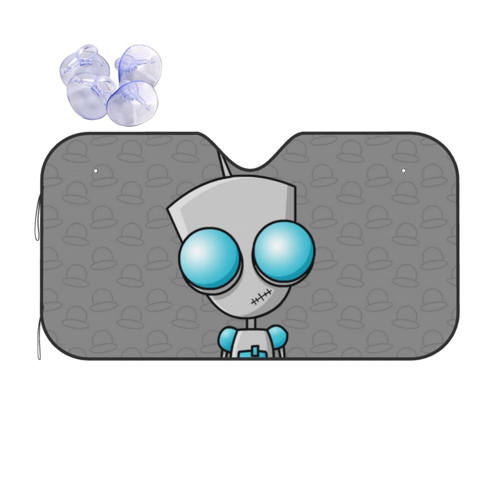 Invader Zim Gir Car Windshield Sunshade Blocks UV Rays&Keeps Vehicle ...