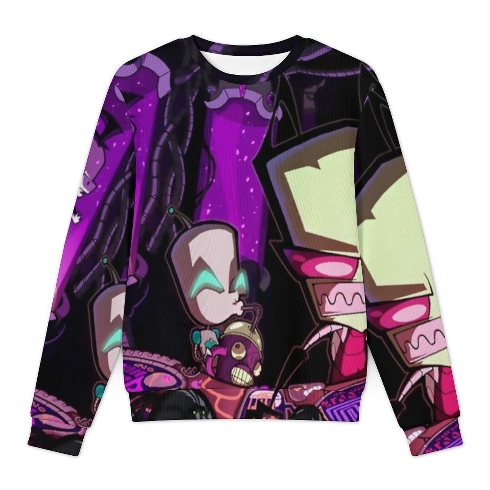 Invader Zim Gir Cartoon Adult Sweater Loose Fitting Pullover Fashion 3D ...