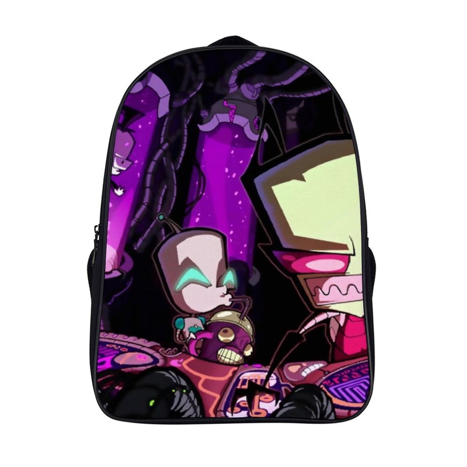 Invader Zim Gir Cartoon Unisex Backpack Schoolbag Bookbag 2 Compartment ...