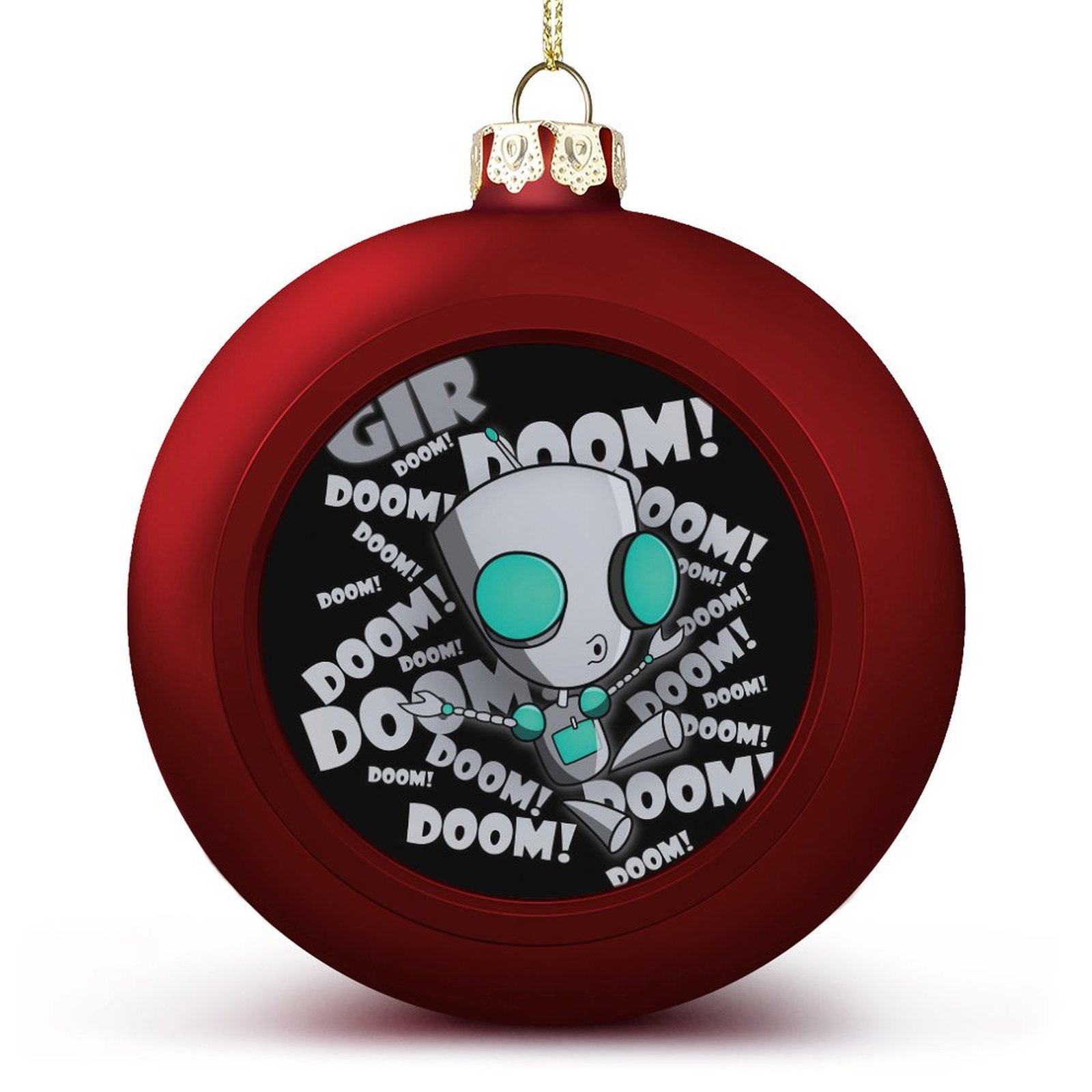 Invader Zim Gir Christmas Balls Sparkling Christmas Tree Hanging ...