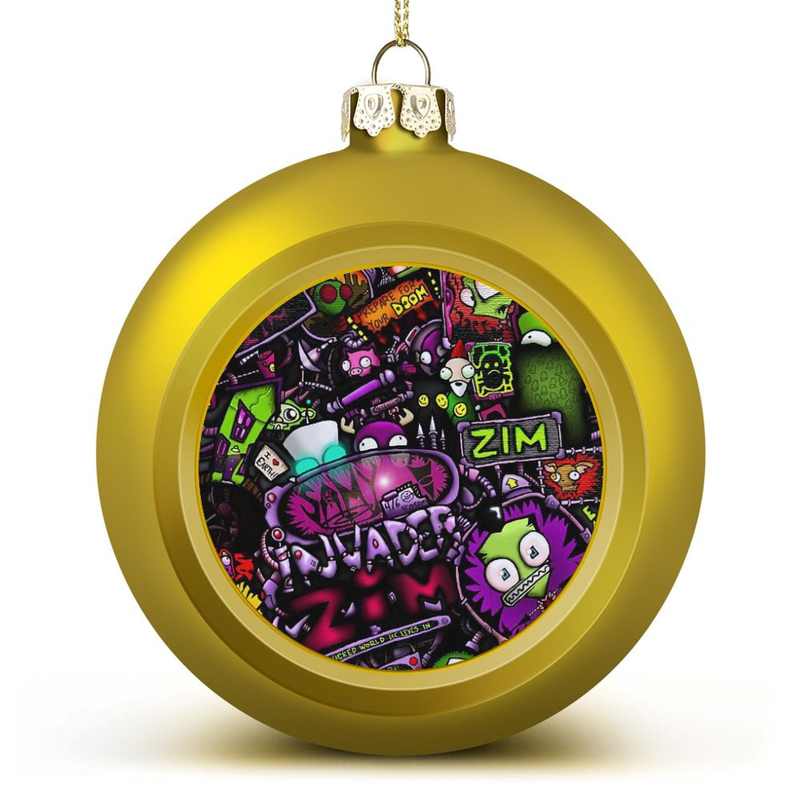 Invader Zim Gir Christmas Balls Xmas Decor Ball Festival Party ...