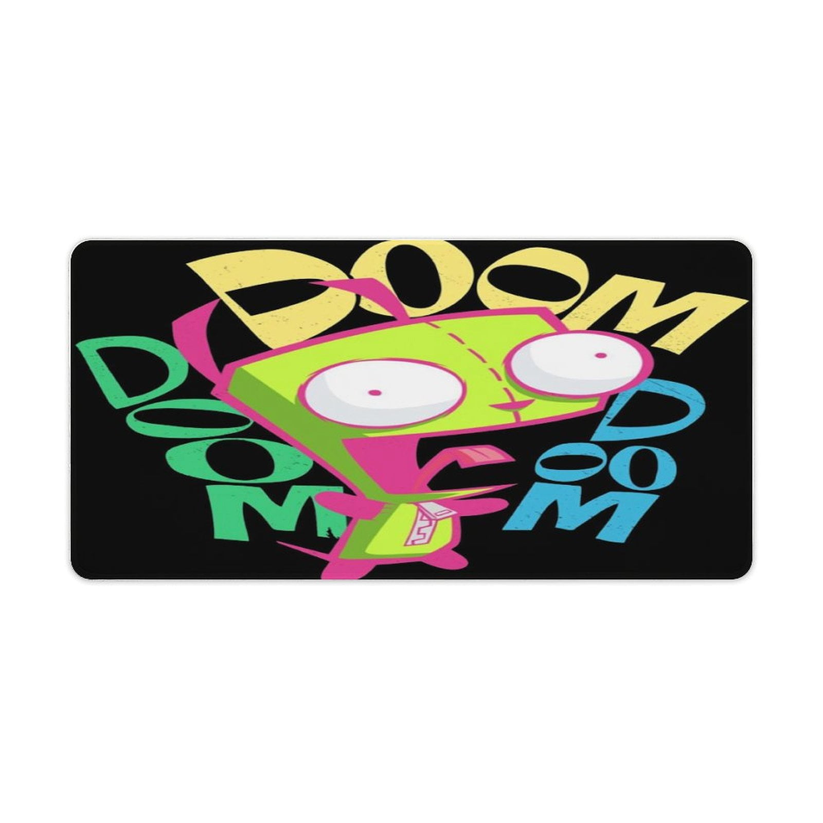 Invader Zim Gir Computer Mouse Mat with Anti-Slip Rubber Base Anti-Fray ...