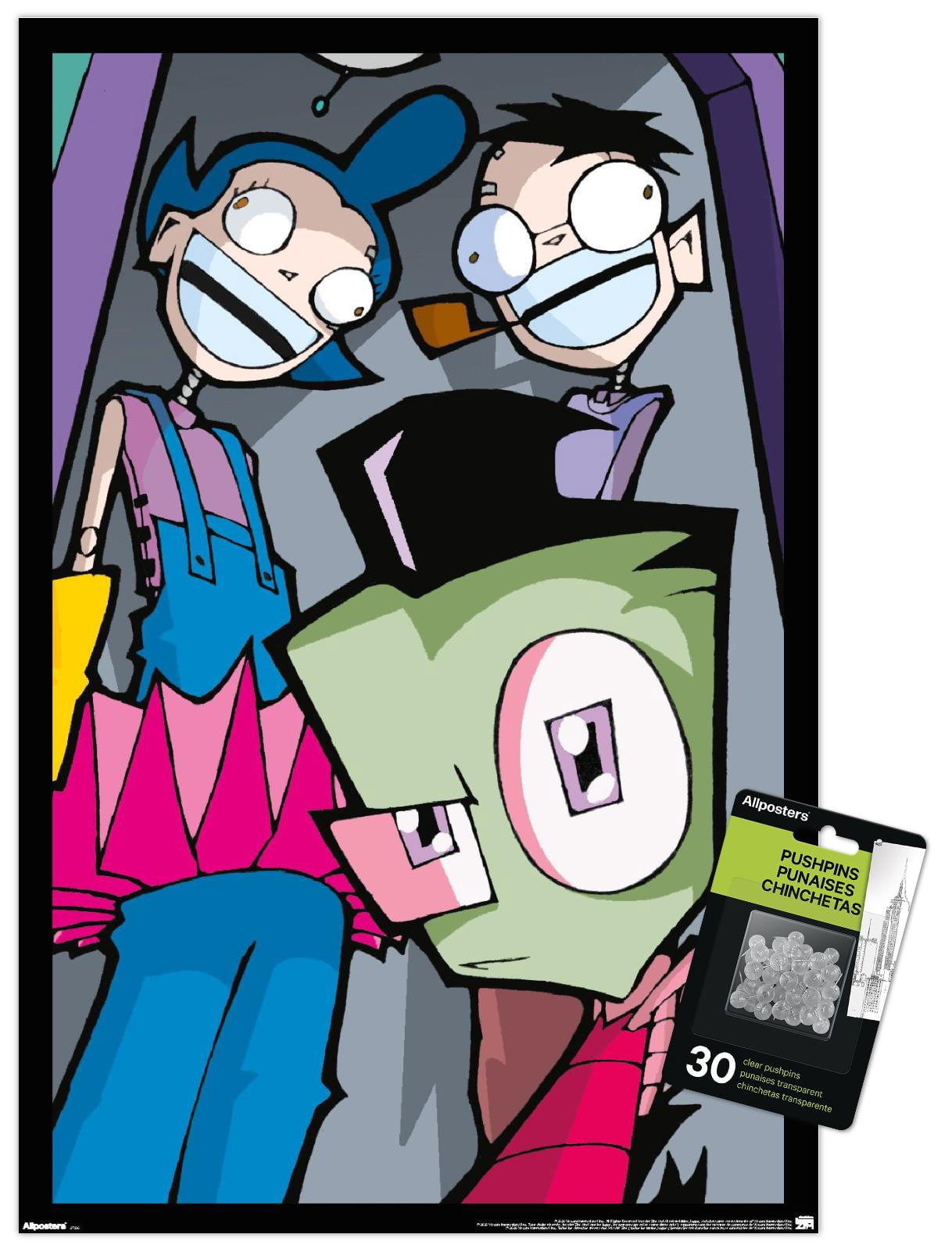 Invader Zim - Gir Don't I Look Pretty Wall Poster with Push Pins, 14. ...