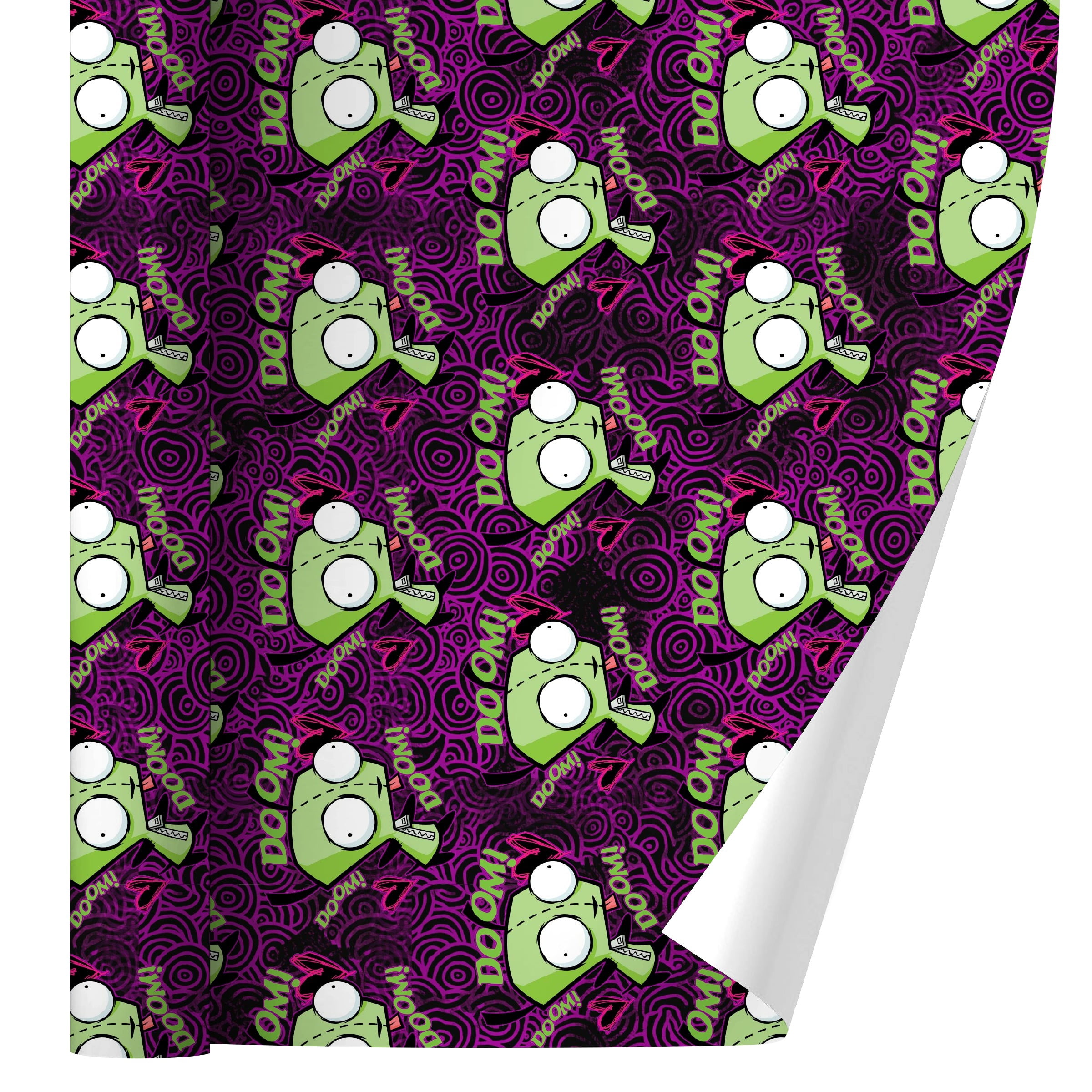 Invader Zim Gir Doom Dance Gift Wrap Wrapping Paper Rolls - Walmart.com
