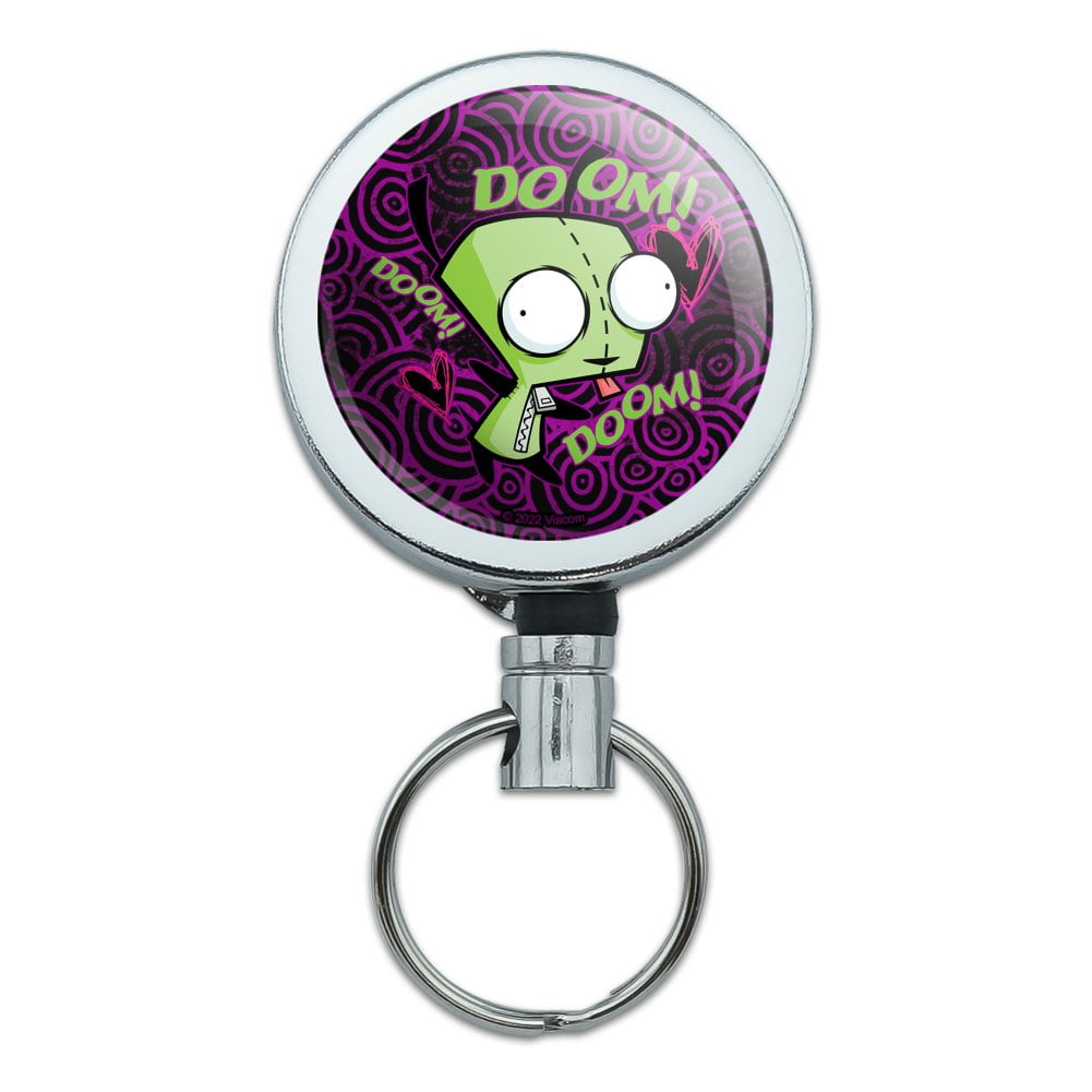 Invader Zim Gir Doom Dance Heavy Duty Metal Retractable Reel ID Badge ...