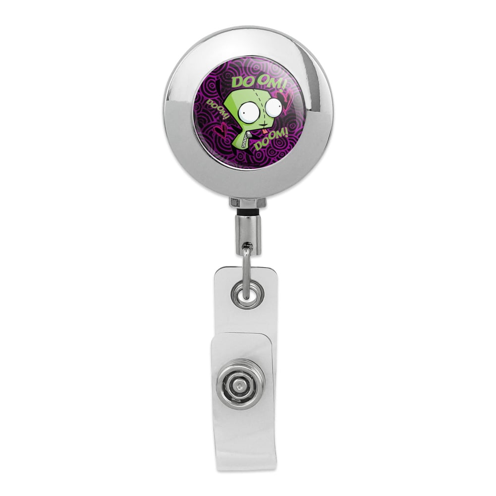 Invader Zim Gir Doom Dance Metal Badge Holder - Walmart.com