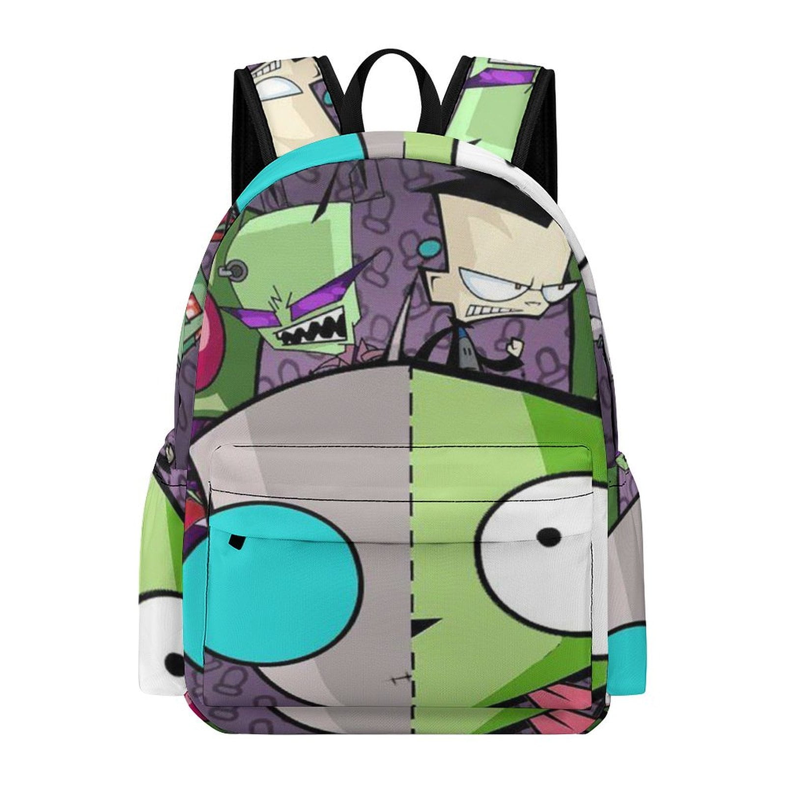 Invader Zim Gir Gaz Adjustable Laptop Backpack Daypack Satchel Bookbag ...
