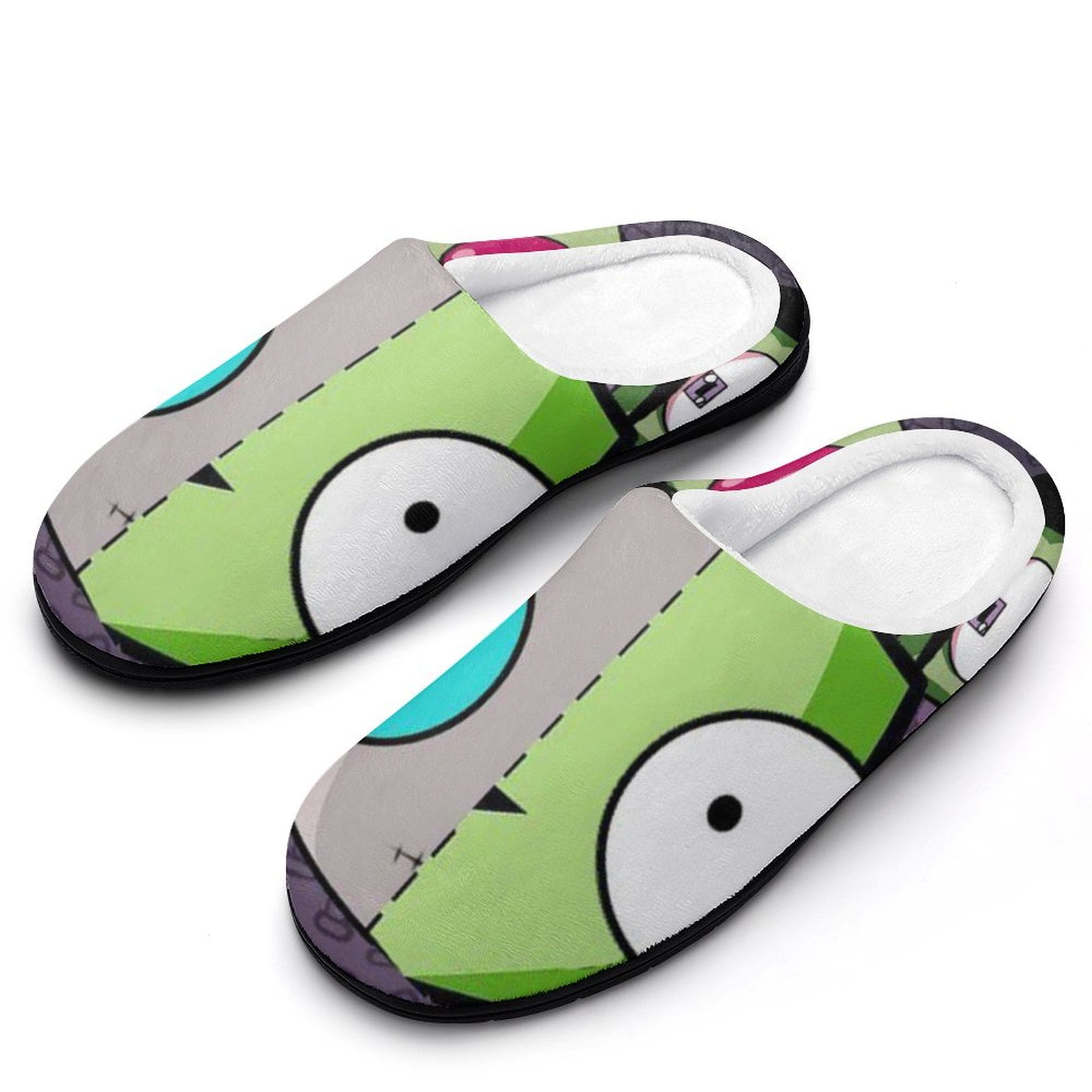 Invader Zim Gir Gaz Fuzzy Cotton Slippers For Mens Winter Cotton ...