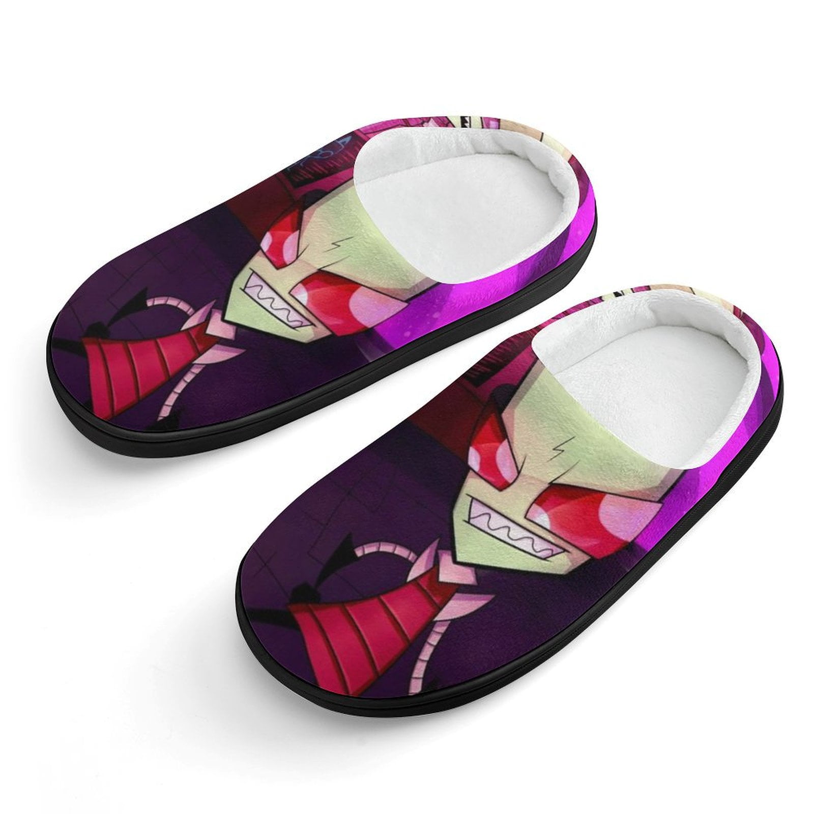 Invader Zim Gir Gaz Kid's Cotton Slippers Winter Warm Soft Plush ...