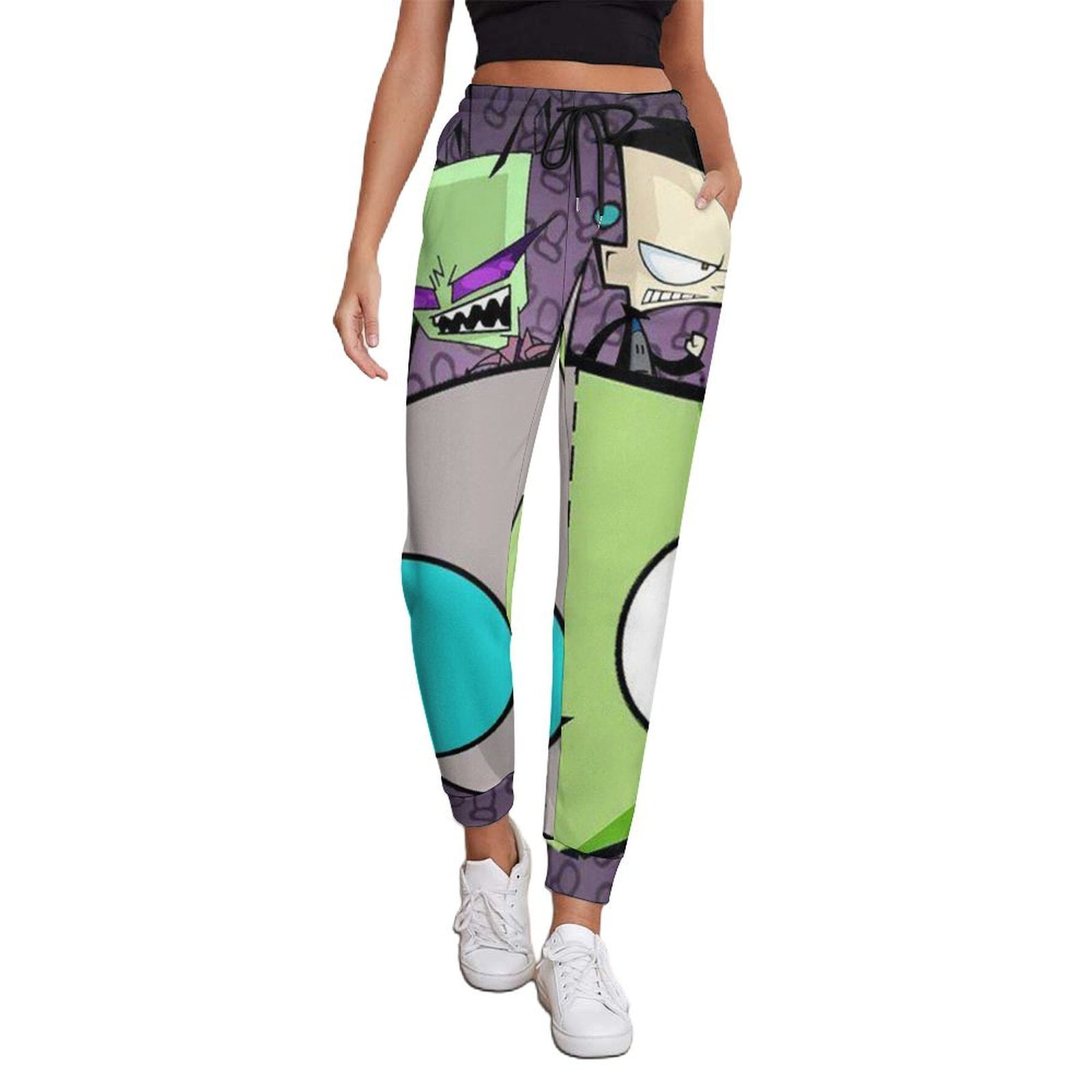 Invader Zim Gir Gaz Womens Sweatpants Joggers Pants Trousers Casual 3D ...