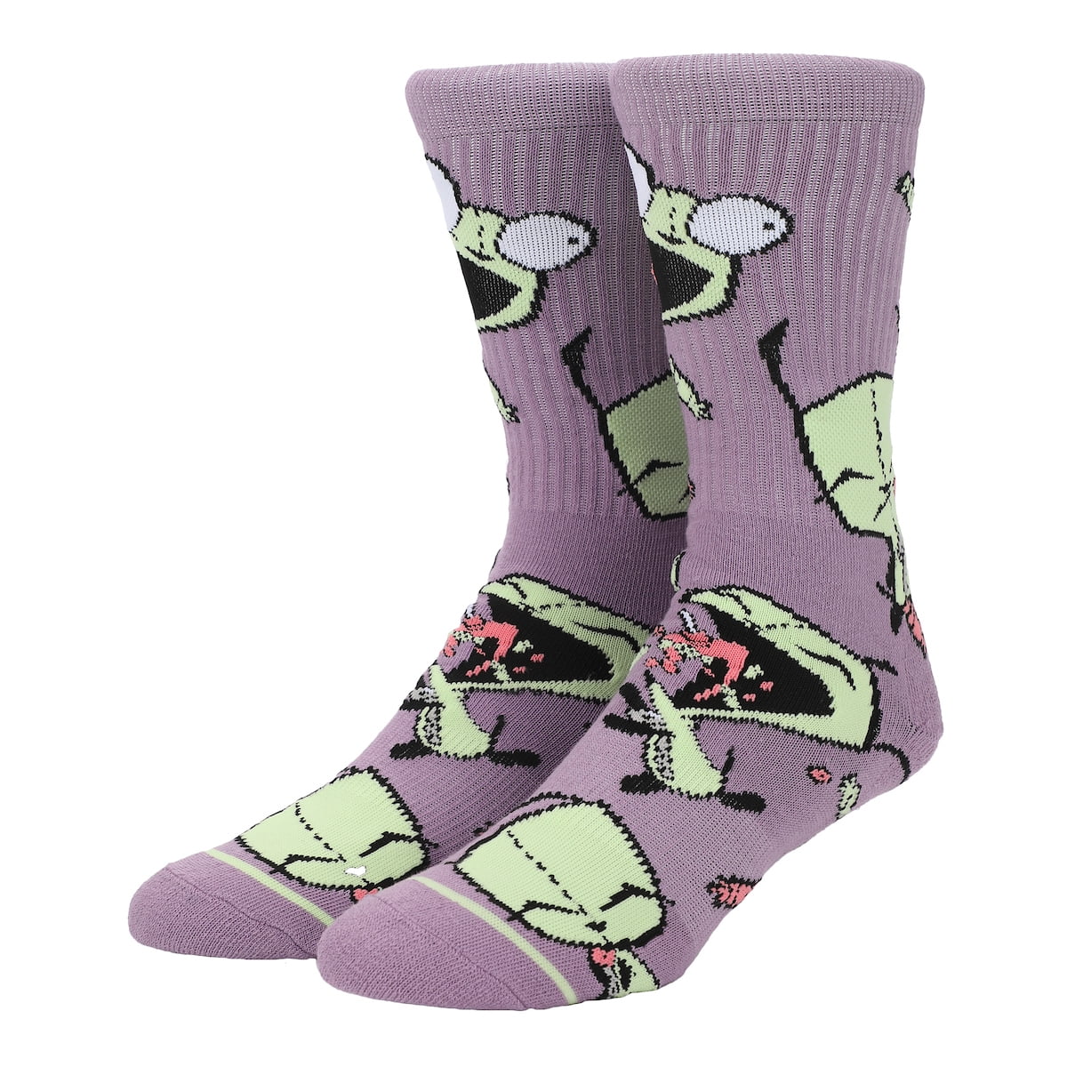 Invader Zim Gir Men's Athletic Crew Socks - Walmart.com