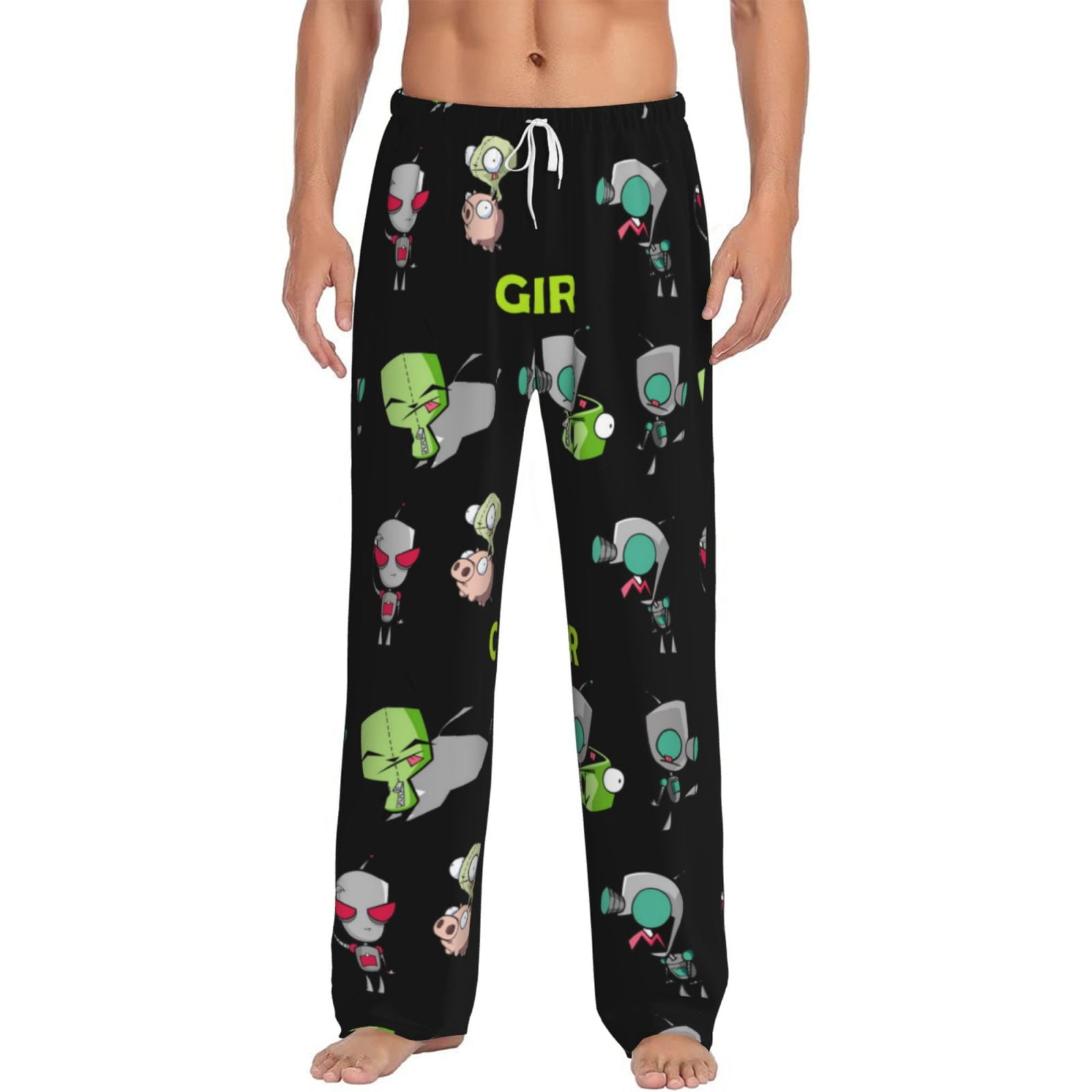 Invader Zim Gir Men's Pajama Pants With Pockets Lounge Fashion Cozy ...