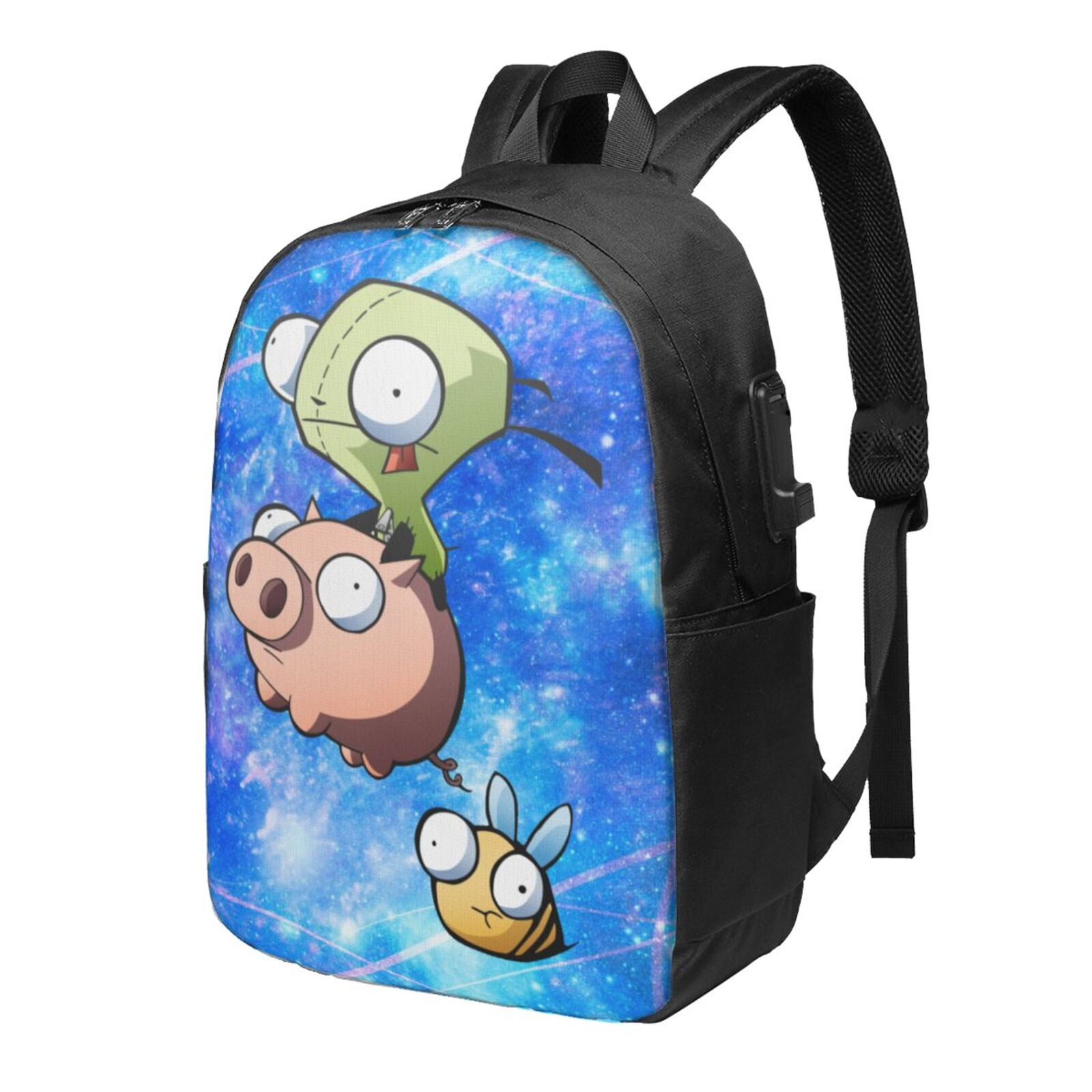 Invader Zim Gir Pig Laptop Backpack Daypack School Student Bookbag ...