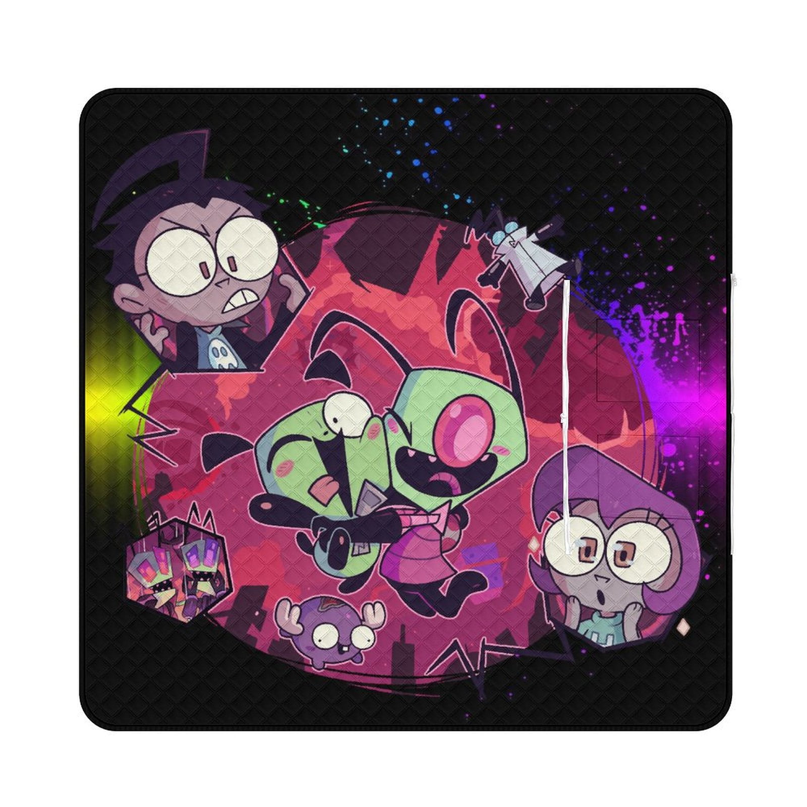Invader Zim Gir Planet Picnic Mat Sandproof Waterproof Foldable ...