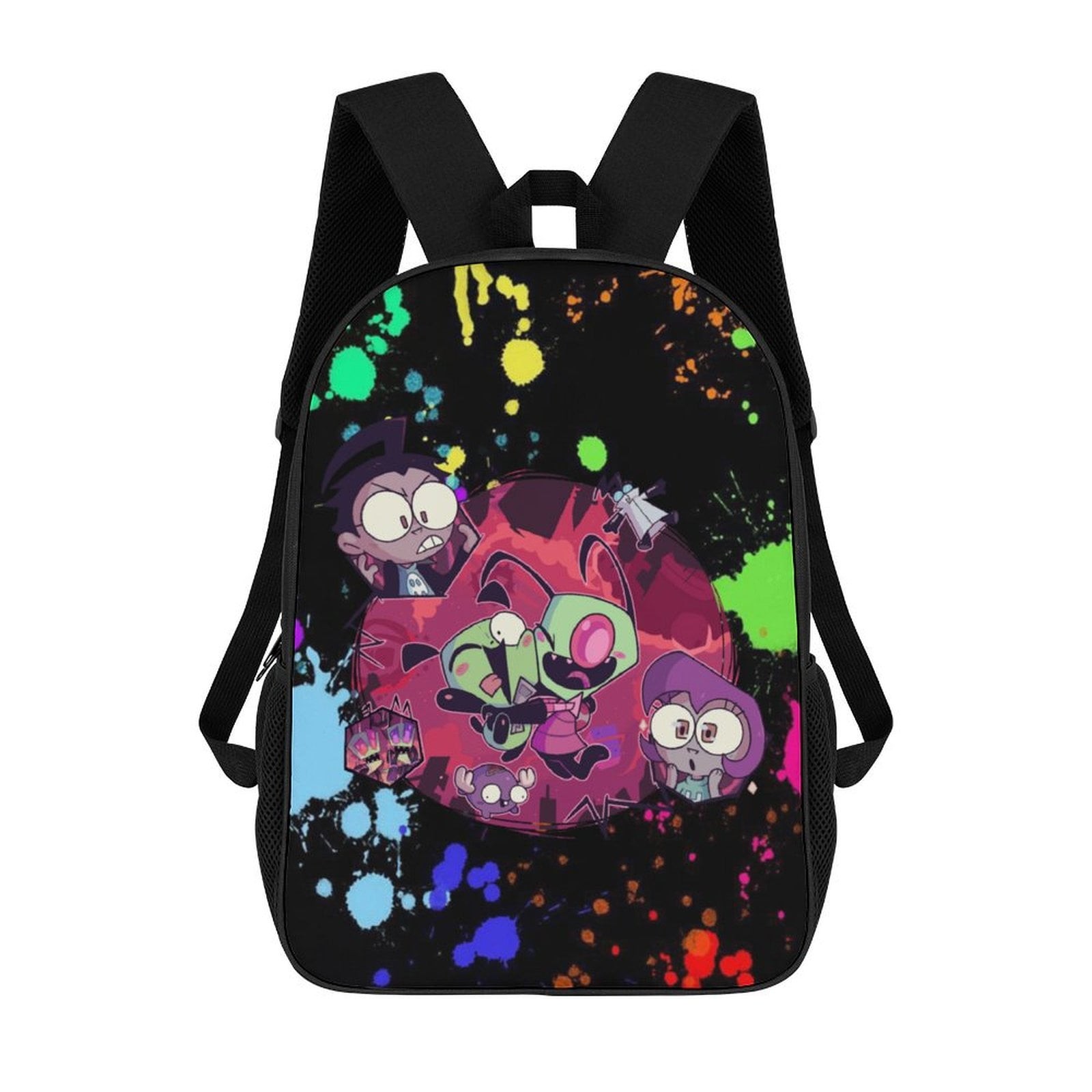 Invader Zim Gir Planet School Bag Laptop Backpack Casual Shoulders ...
