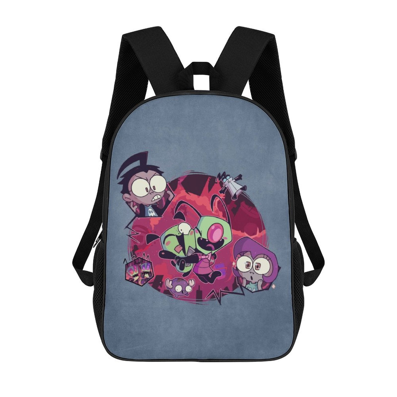 Invader Zim Gir Planet School Bag Laptop Backpack Casual Shoulders ...