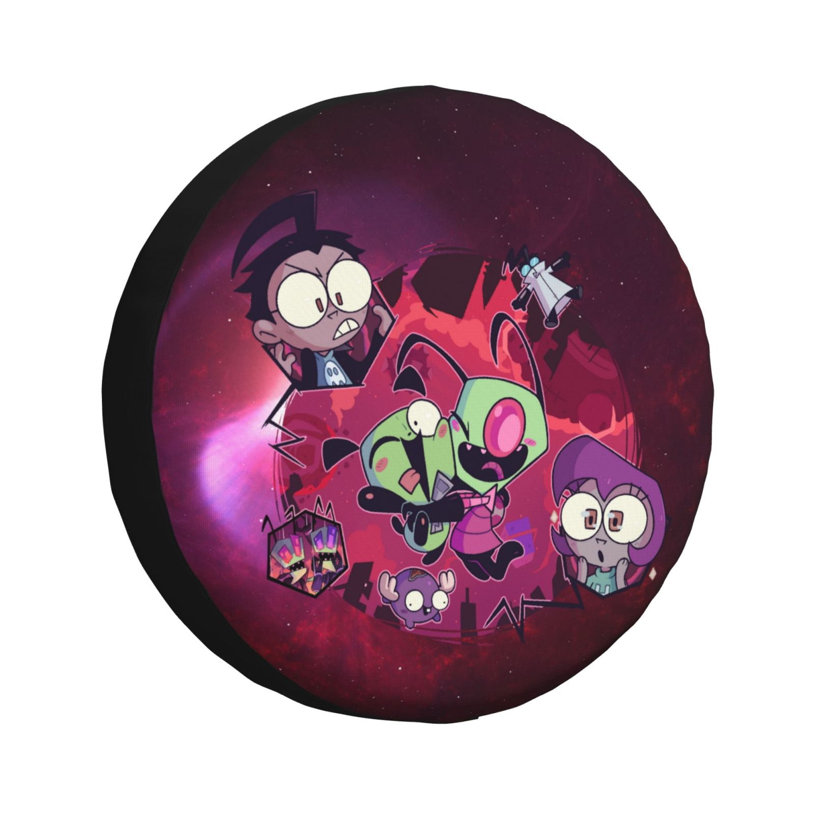 Invader Zim Gir Planet Spare Tire Cover Waterproof Dust-Proof Universal ...