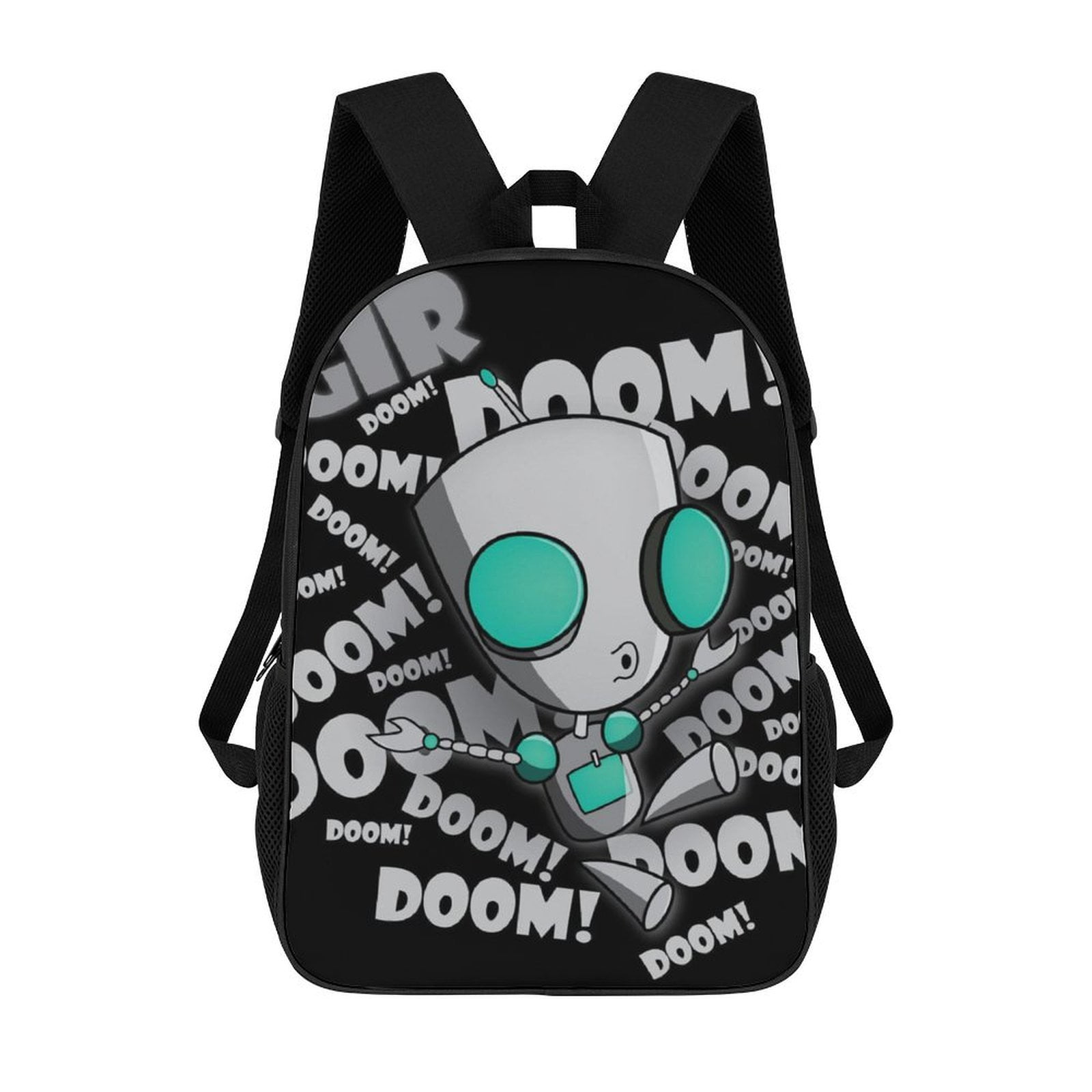 Invader Zim Gir School Bag Laptop Backpack Casual Shoulders Daypack ...