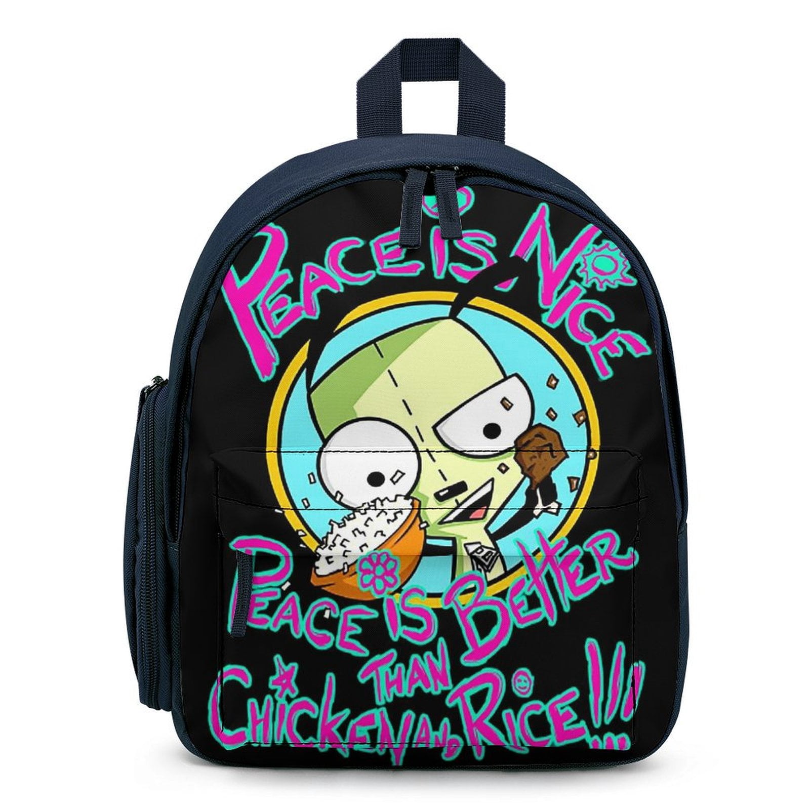 Invader Zim Gir Small Backpack Mini Backpack Purse for Men Women ...