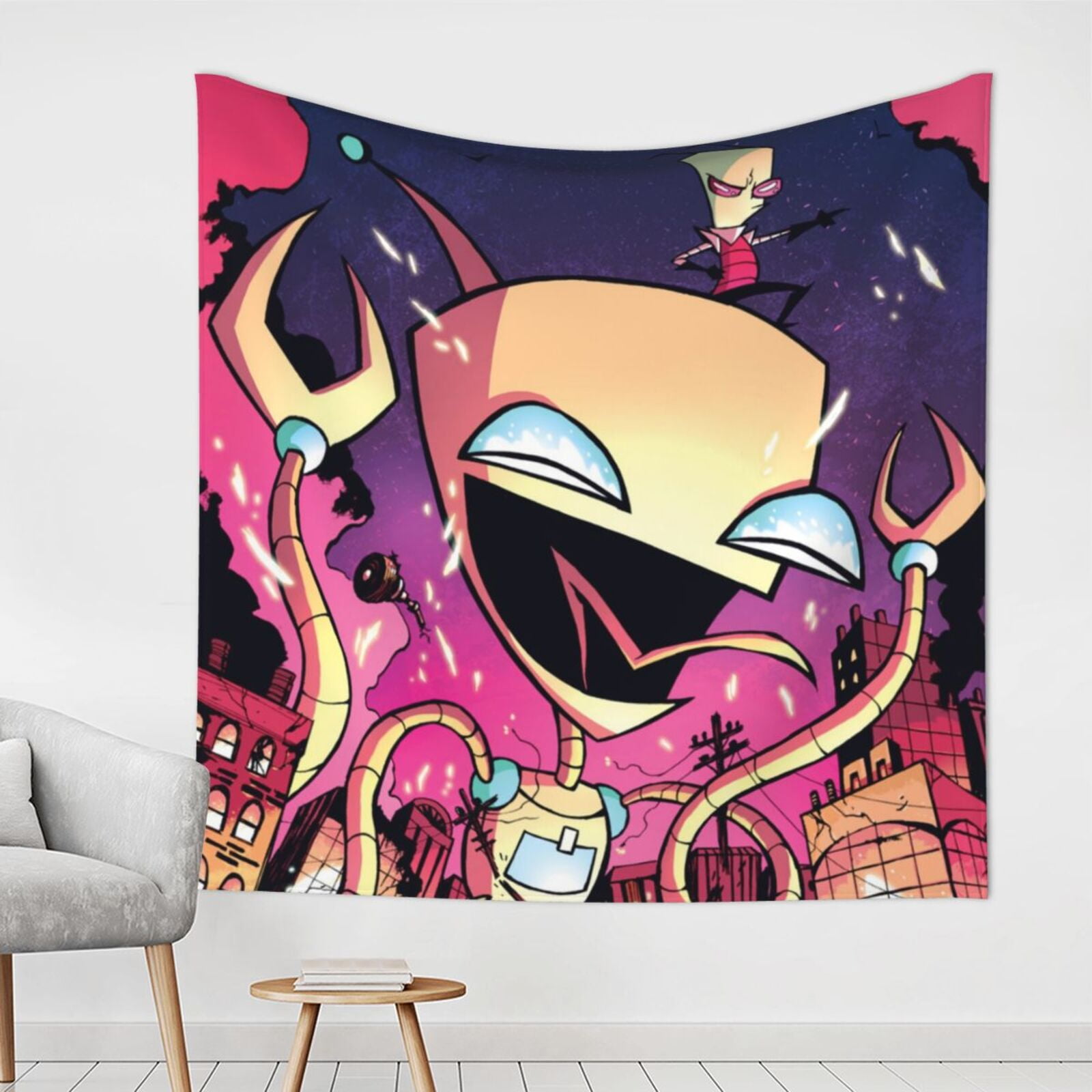 Invader Zim Gir Tapestry Luxury Wall Hanging Tapestries Decor For ...