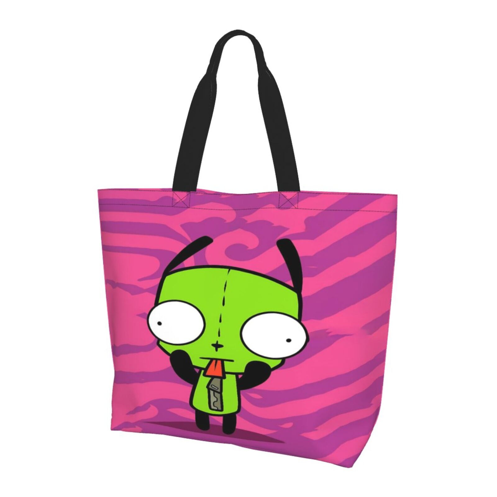 Invader Zim Gir Tote Bag for Women Cute Beach Bag Portable Handbag ...