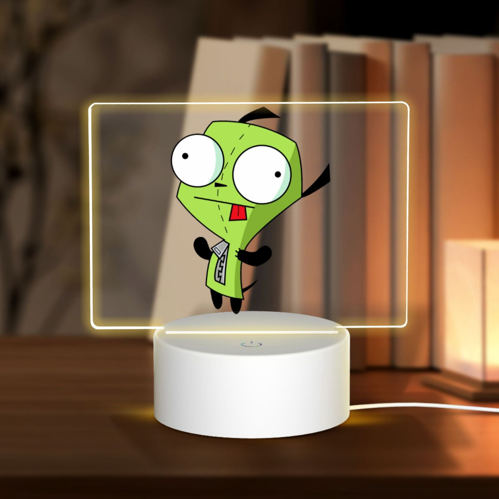 Invader Zim Green Acrylic Night Light Adjustable 3 Light Modes USB ...