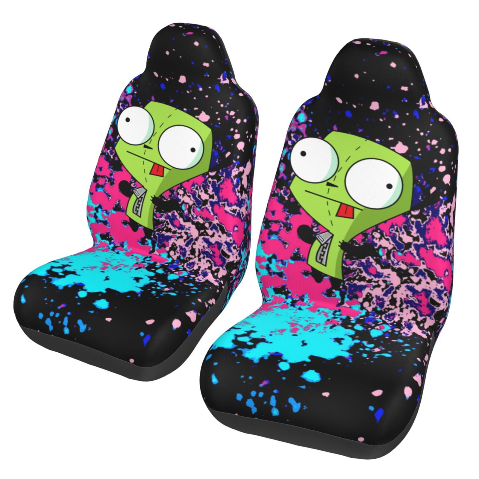 Invader Zim Green Car Seat Covers Accessories Vehicle Front Seat ...