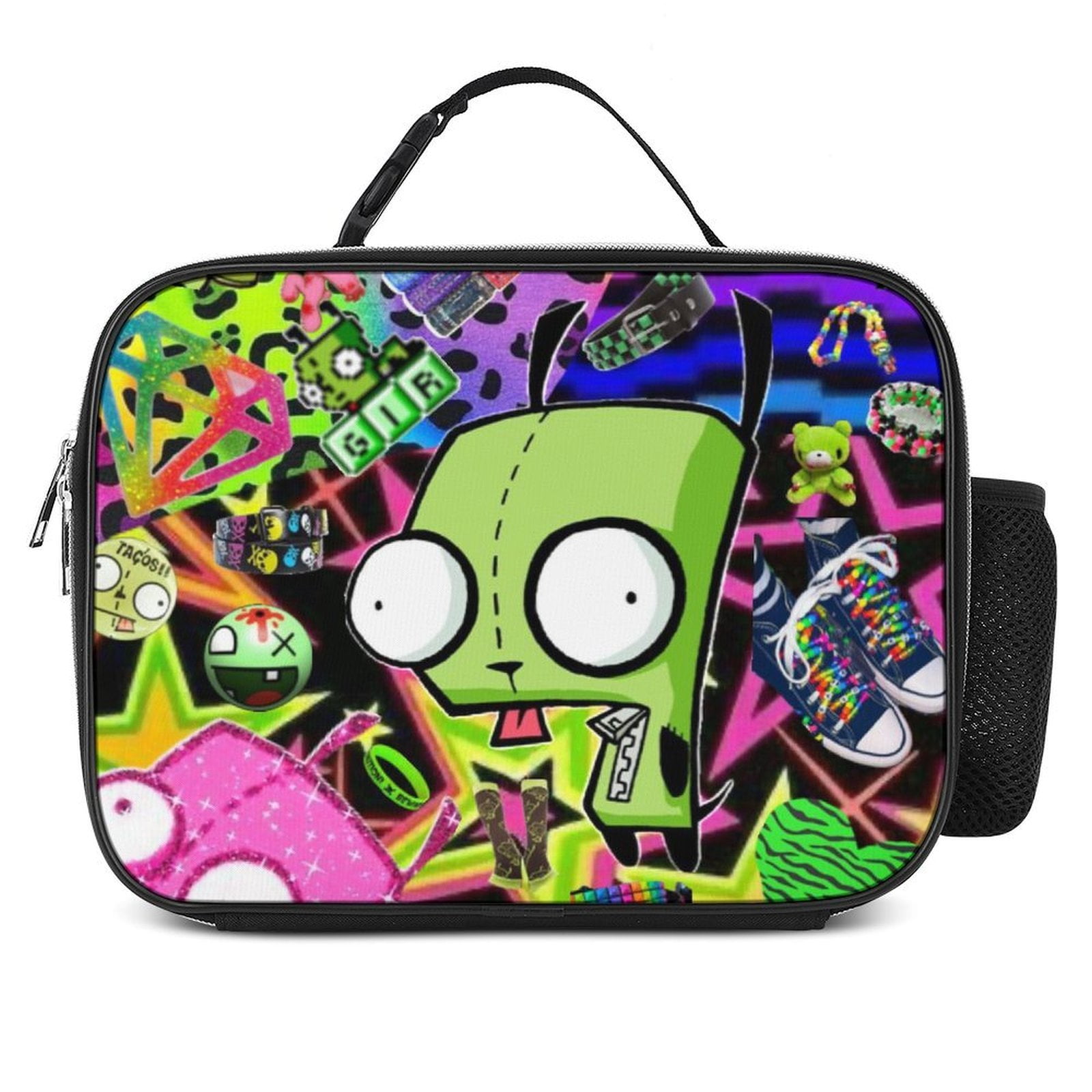 Invader Zim Insulated Lunch Bag Lunch Box Container Bag Reusable Lunch ...
