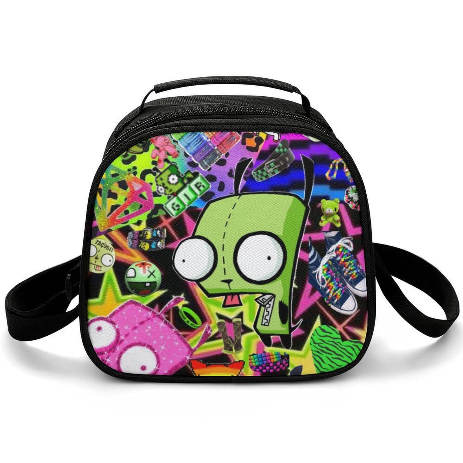 Invader Zim Insulated Lunch Bag Lunch Box Container Bag Reusable Lunch ...