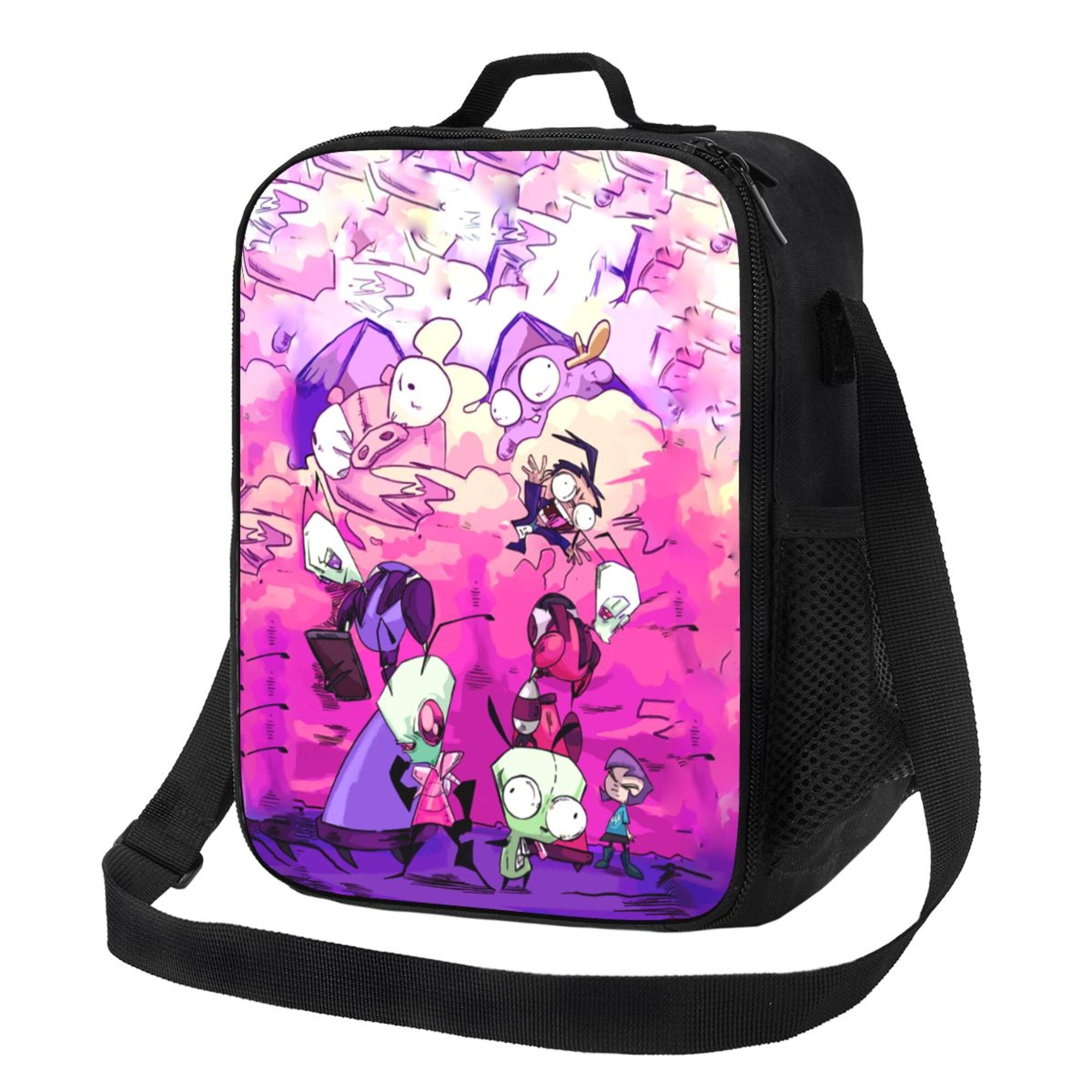 Invader Zim Insulated Lunch Bag Lunch Box Lightweight Durable Lunch ...