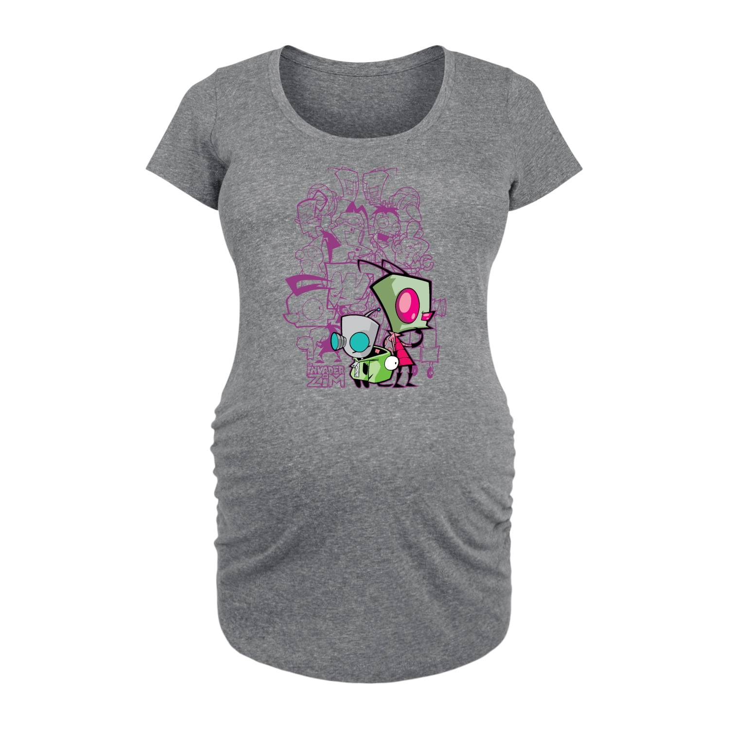 Invader Zim - Invader Zim Collage - Women's Maternity Scoop Neck ...