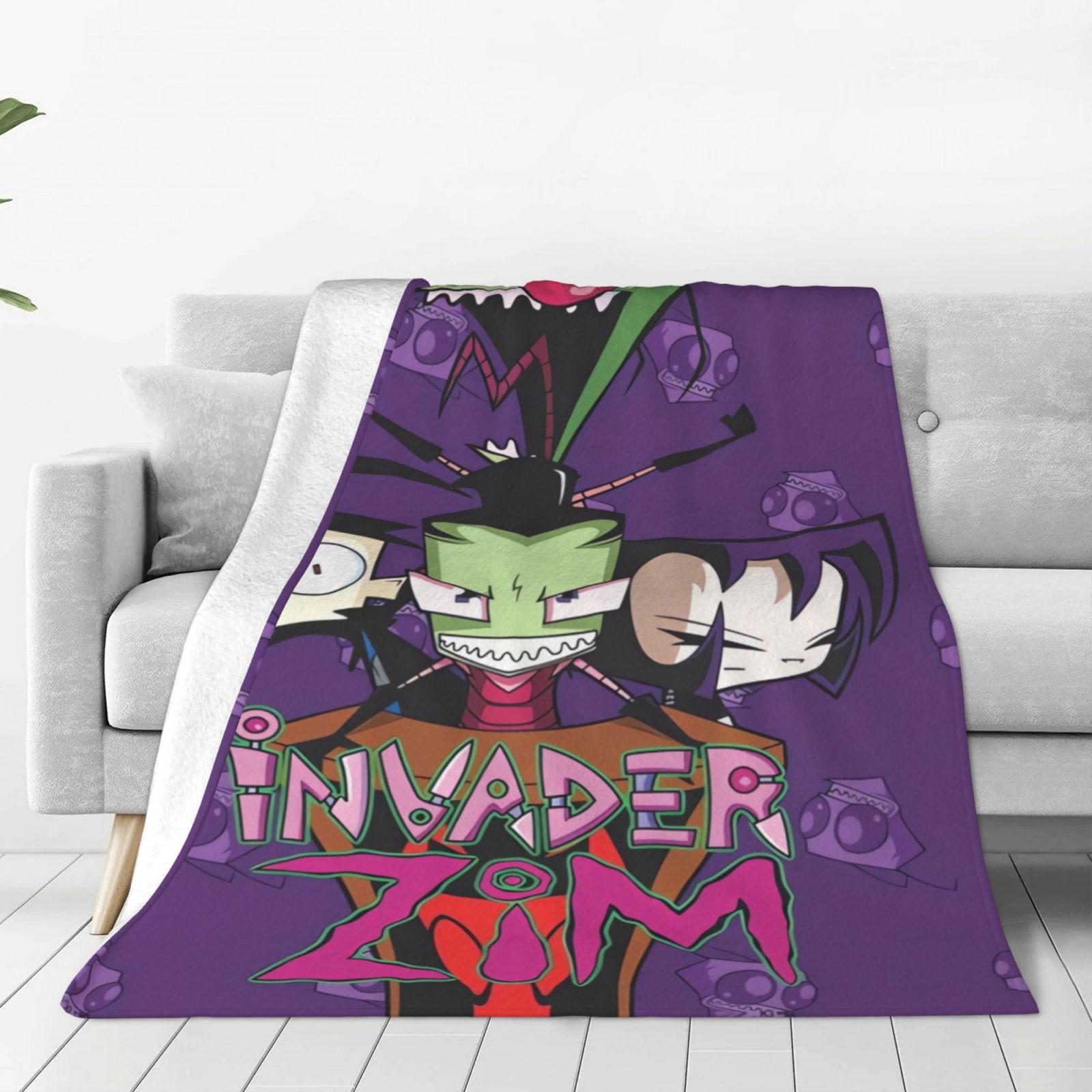 Invader Zim Kids Adults Ultra-Soft Micro Fleece Blanket Throw All ...