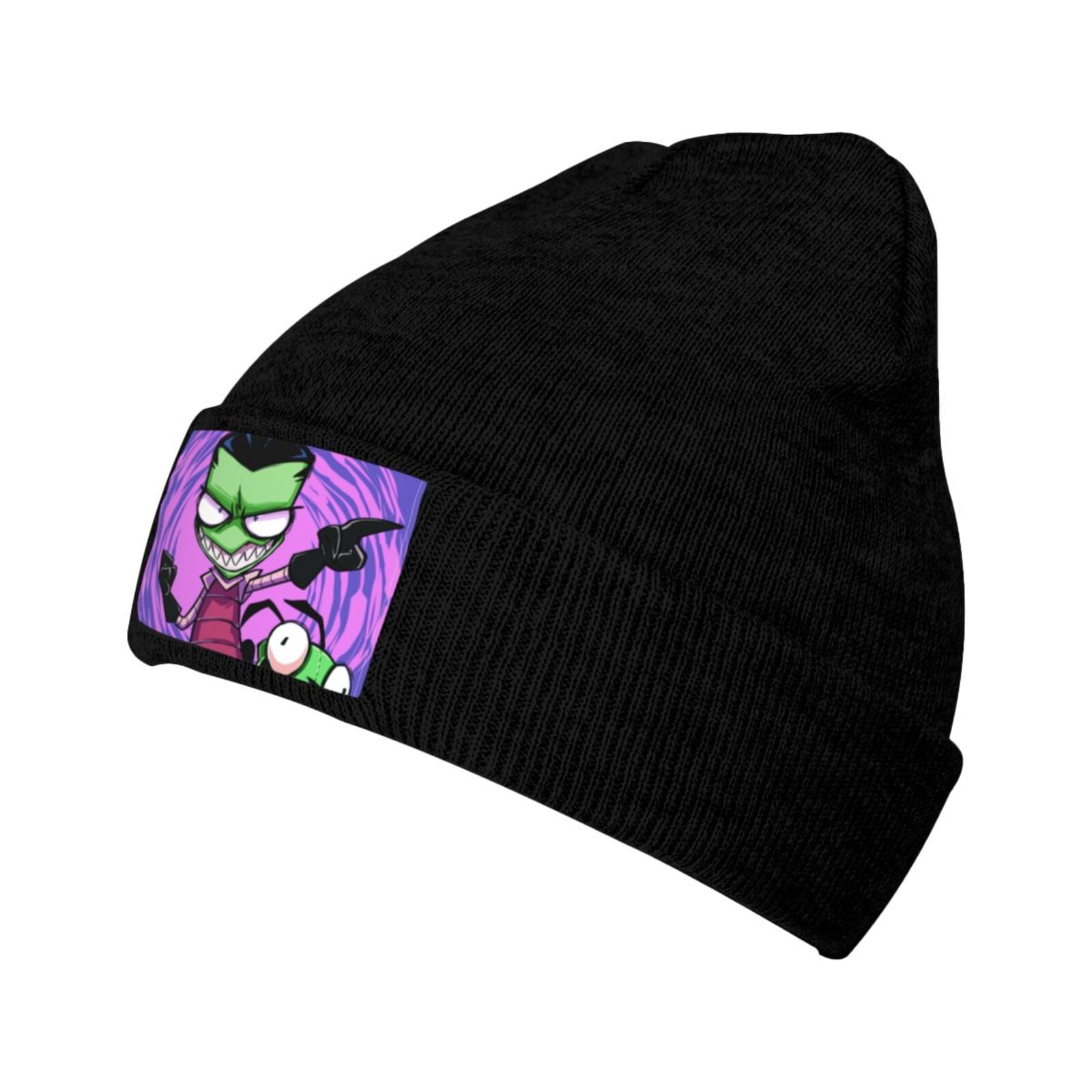 Invader Zim Knit Beanie Hat Winter Soft Watch Cap Elastic Skull Caps ...