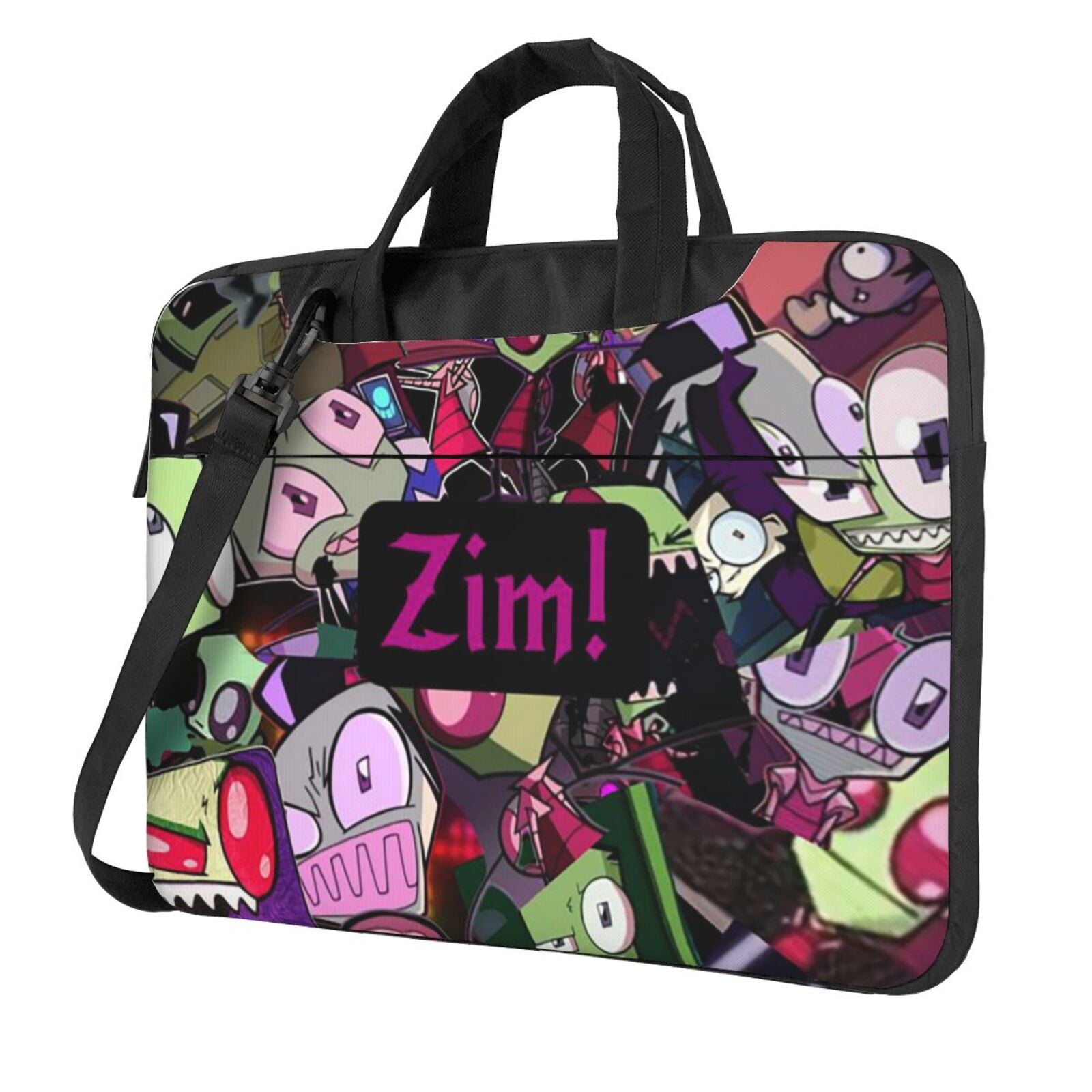 Invader Zim Laptop Bag, 15.6 inch Computer Bag Messenger Shoulder Bag ...