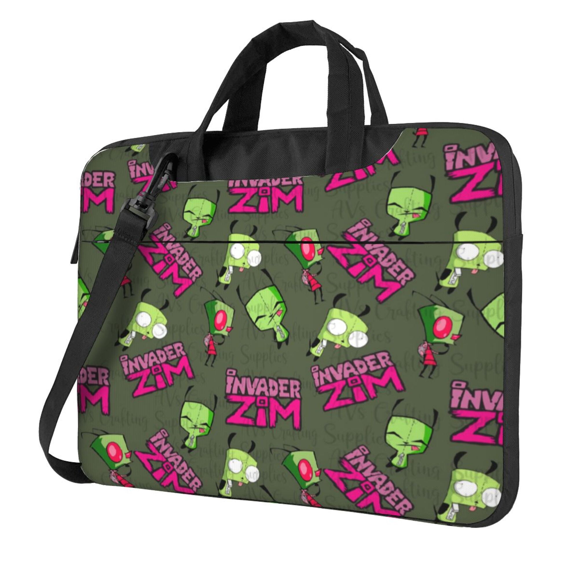 Invader Zim Laptop Bag Laptop Case Computer Notebook Briefcase ...