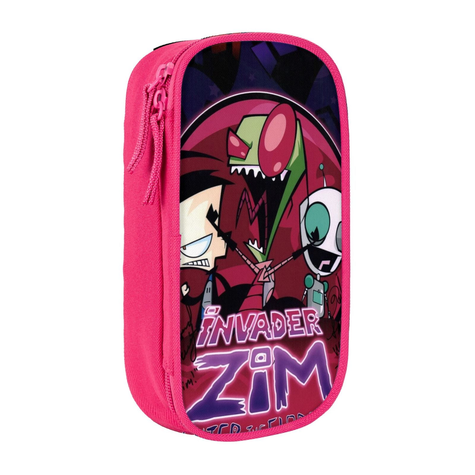 Invader Zim Large Pencil Case, Durable Pencil Pouch with Big Capacity ...