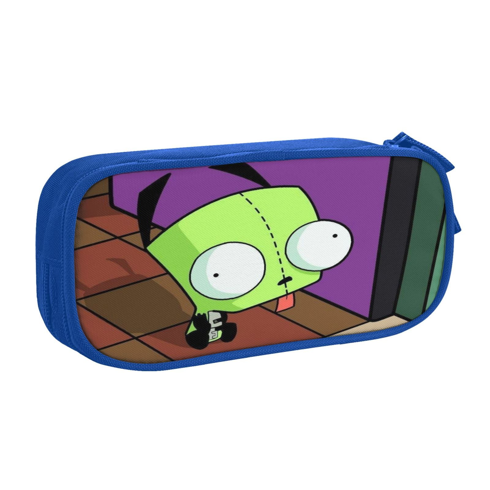Invader Zim Large Pencil Case, Durable Pencil Pouch with Big Capacity ...