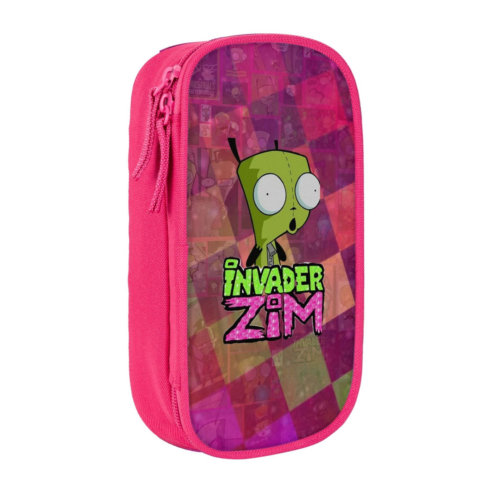 Invader Zim Large Pencil Case, Durable Pencil Pouch with Big Capacity ...