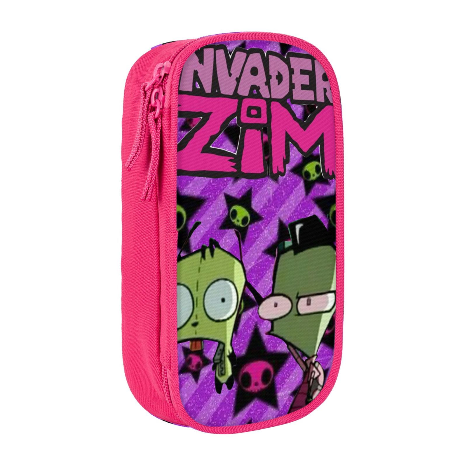 Invader Zim Large Pencil Case, Durable Pencil Pouch with Big Capacity ...