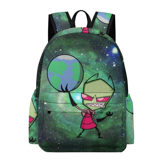 Invader Zim Leisure Backpack 3D Printing Cute School Backpacks Outing ...