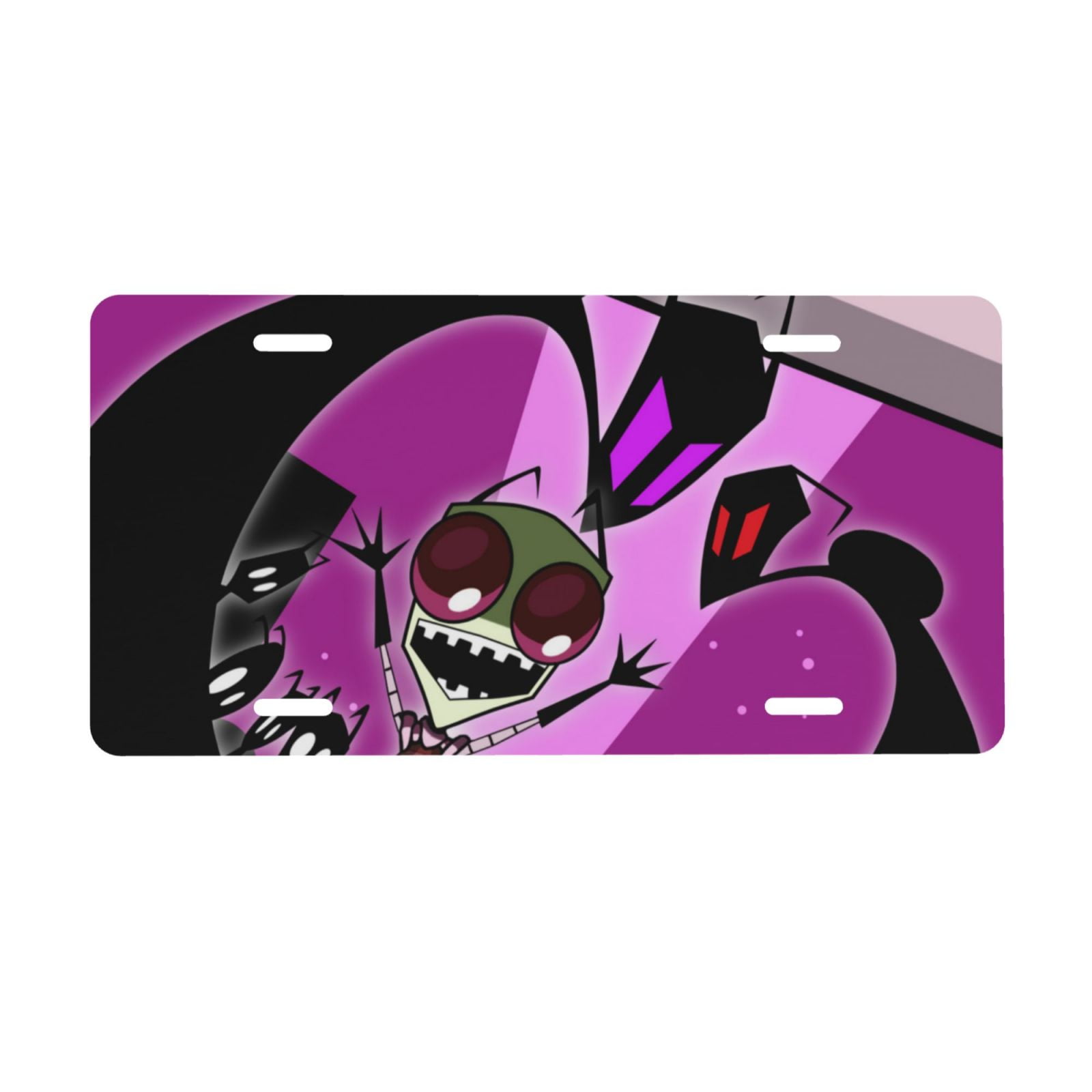Invader Zim License Plate Cover Aluminum Novelty Vanity Tag Protection ...