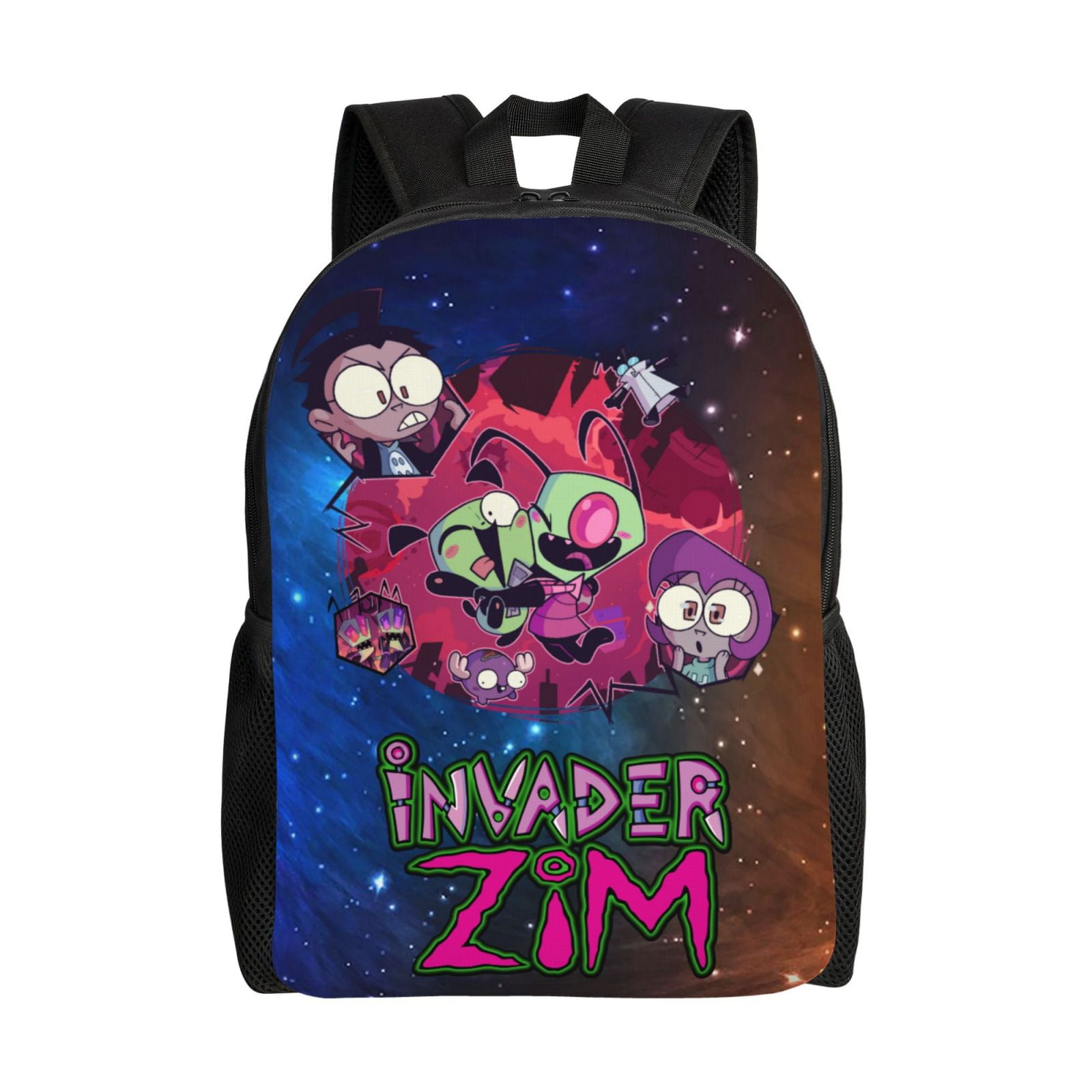 Invader Zim Logo Backpack Lightweight Unisex Basic Daypack Bookbag ...