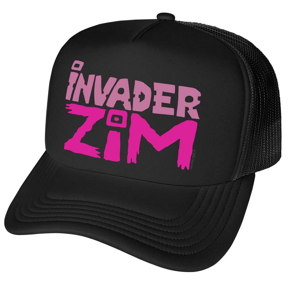 Invader Zim Logo Foam Snapback Trucker Hat - Unisex for Men and Women ...