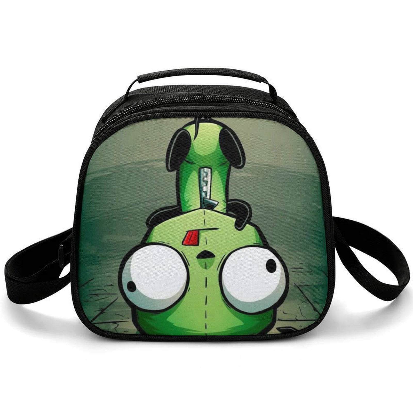 Invader Zim Lunch Bag Cooler Bag Portable Meal Holder Shoulder Bag ...