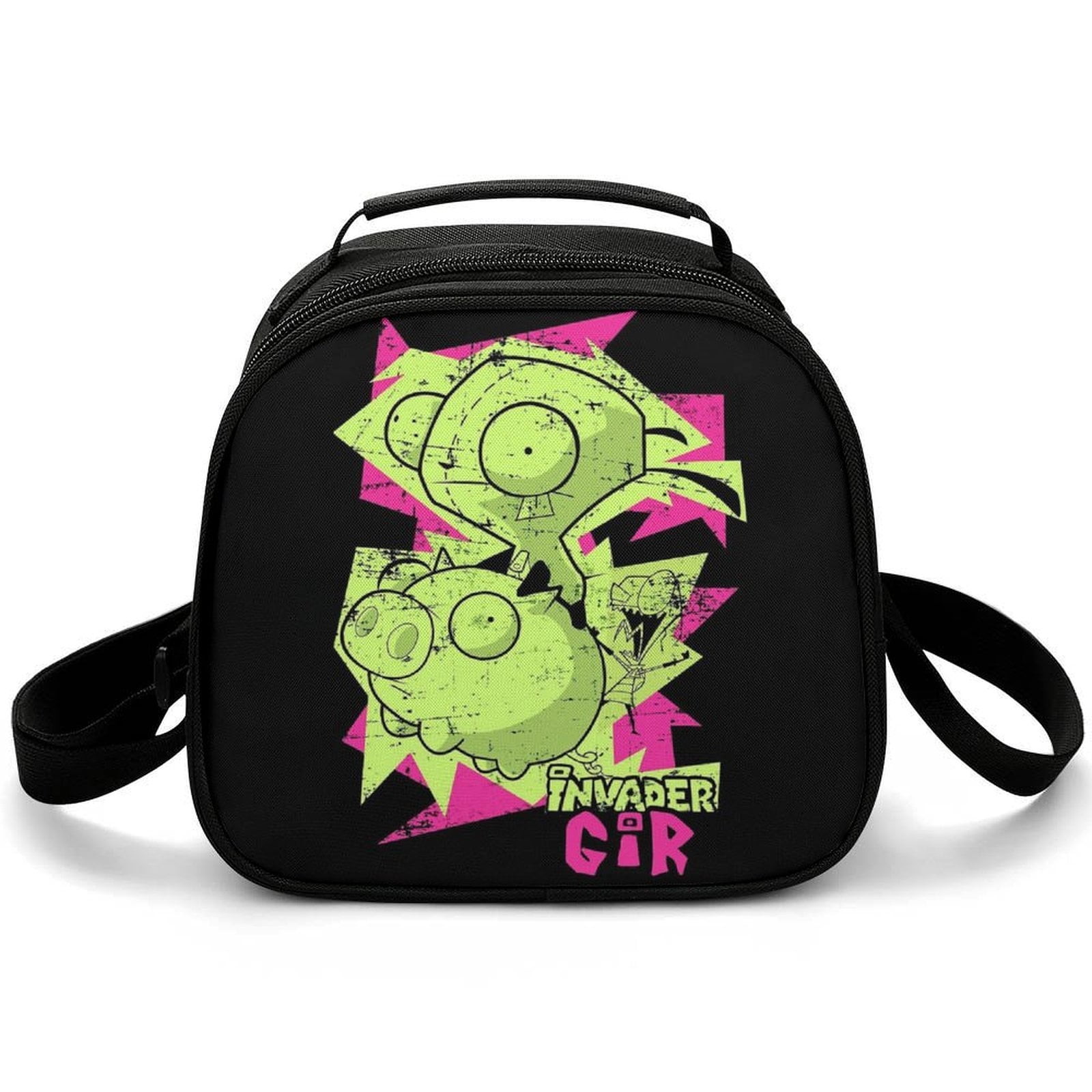 Invader Zim Lunch Bag Cooler Bag Portable Meal Holder Shoulder Bag ...