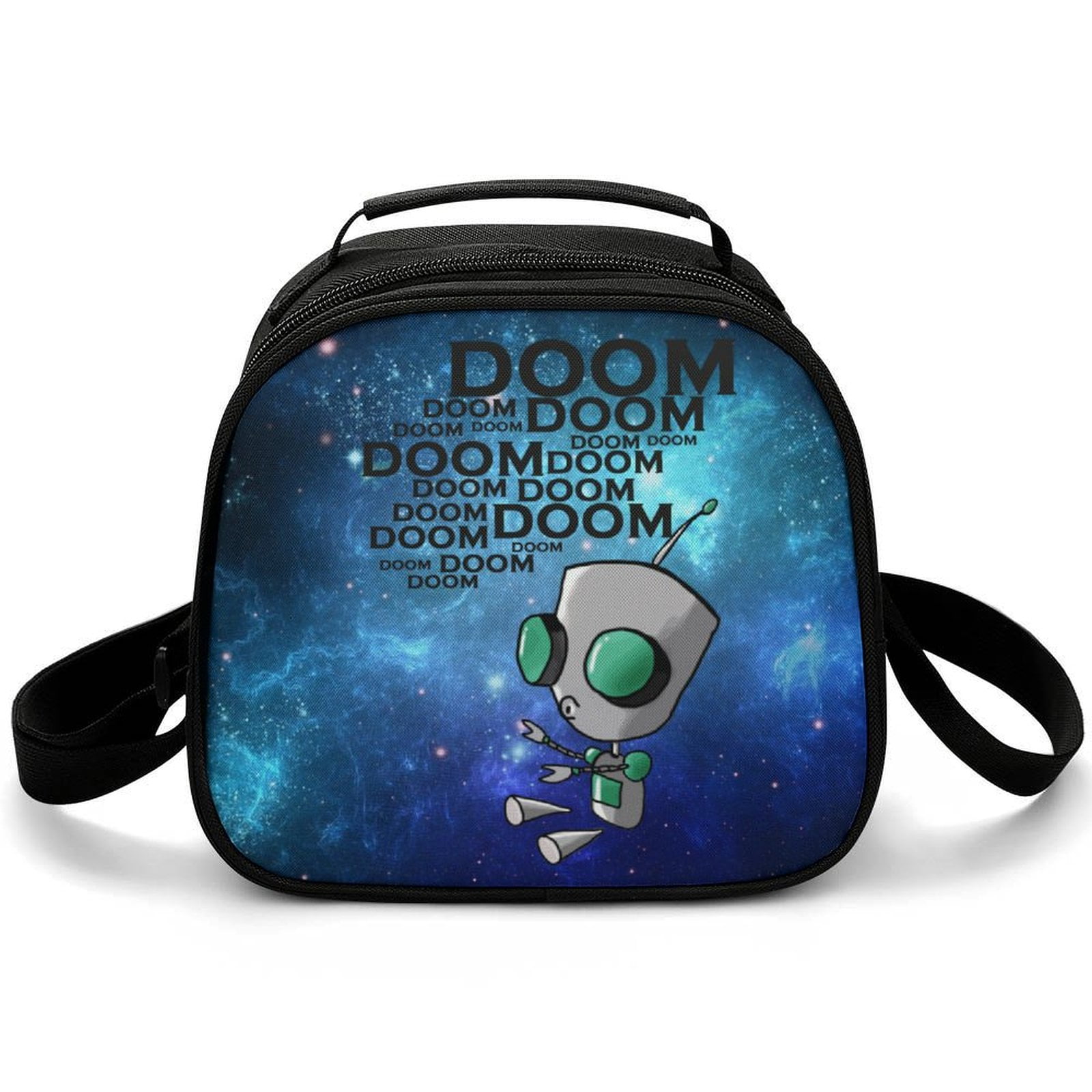 Invader Zim Lunch Bag Cooler Bag Portable Meal Holder Shoulder Bag ...