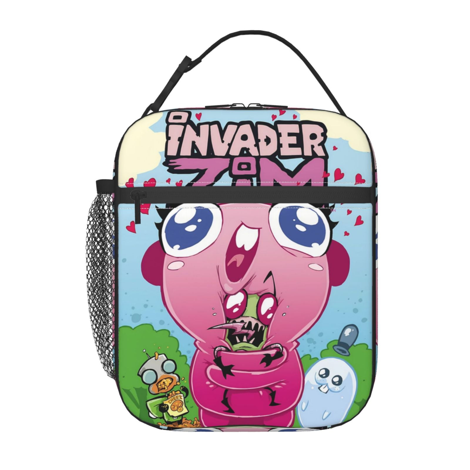 Invader Zim Lunch Bag Insulated Cooler Box For Snacks Travel Picnic ...