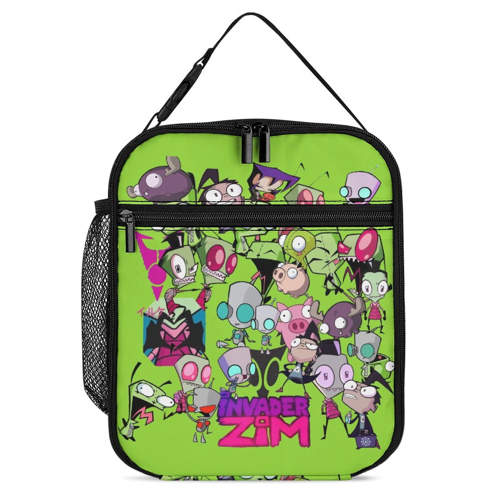 Invader Zim Lunch Bag Insulated Lunch Box Meal Cooler Bag Reusable ...